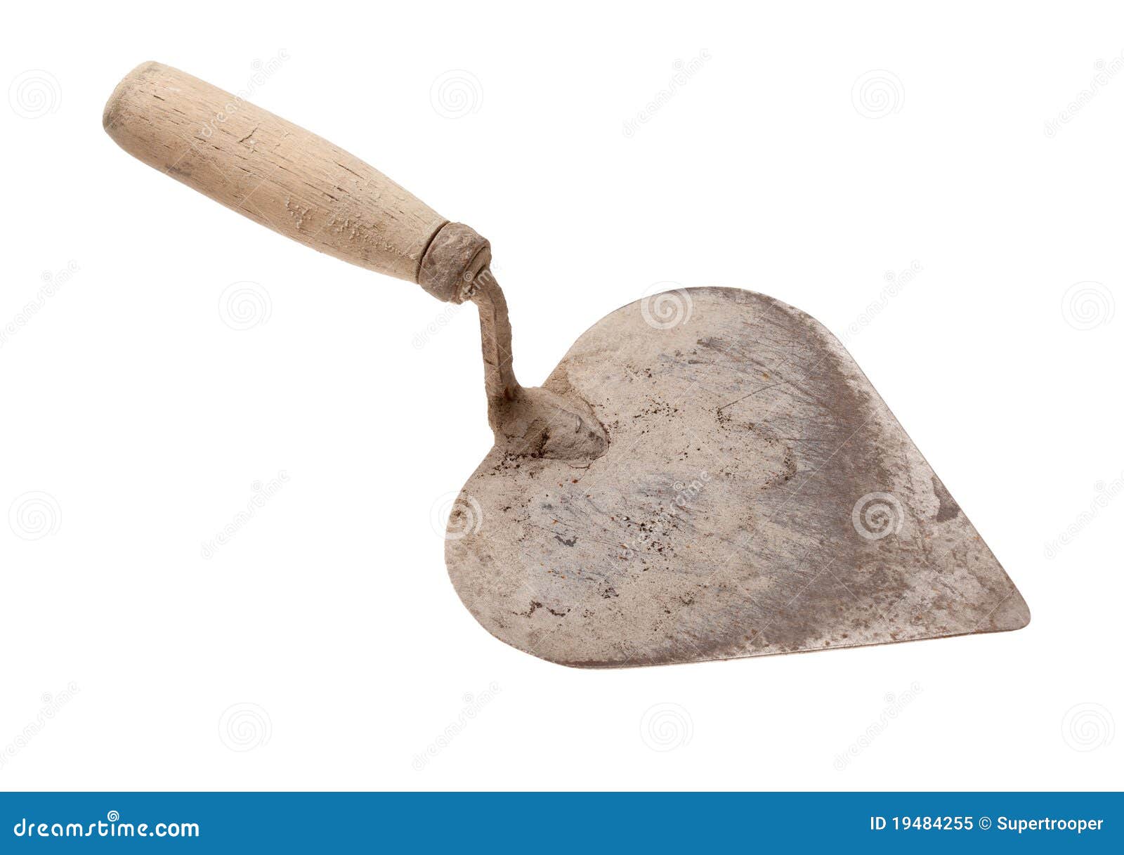 Oude troffel stock afbeelding. Image of constructie, onderhoud - 19484255