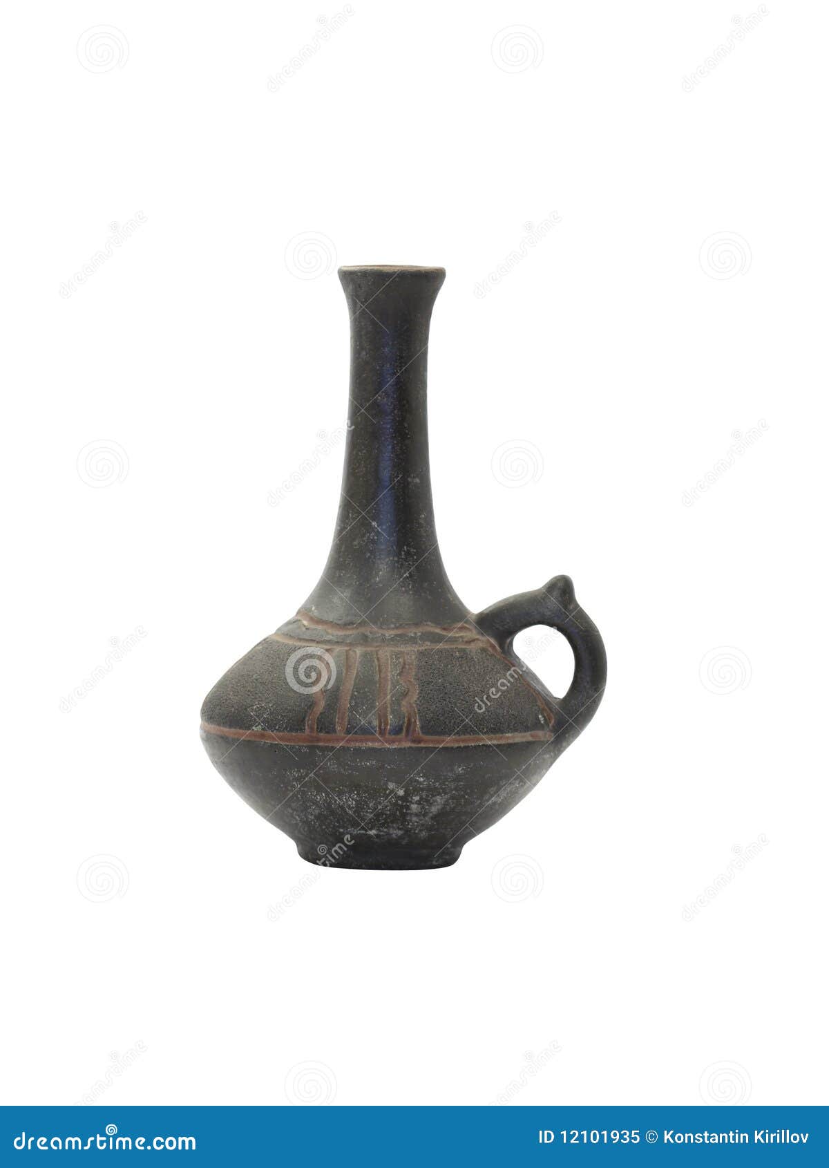 Oude Vaas stock afbeelding. Image of archeologie, klei - 12101935