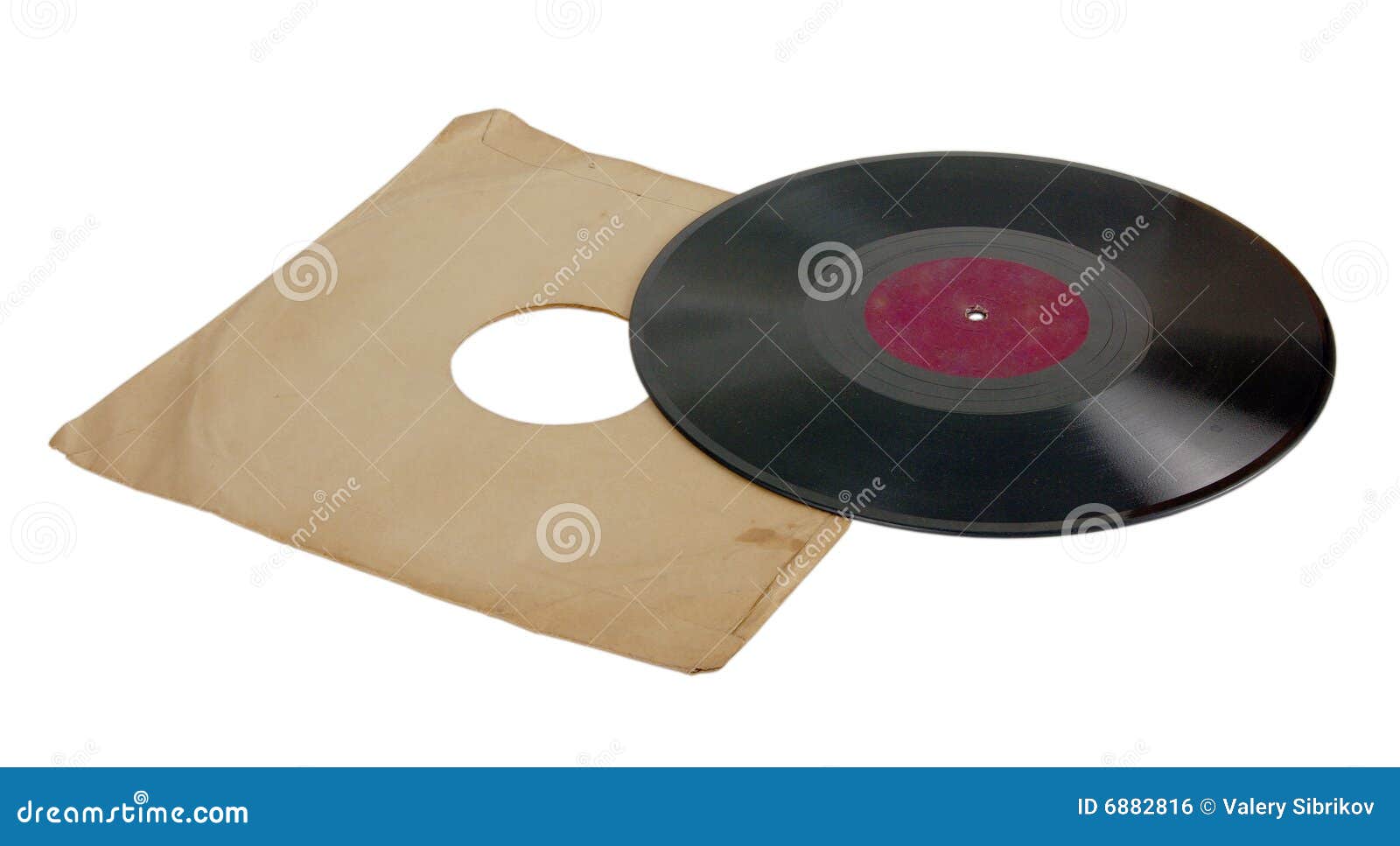 Oude Vinylic Plaat Picture. Image: 6882816