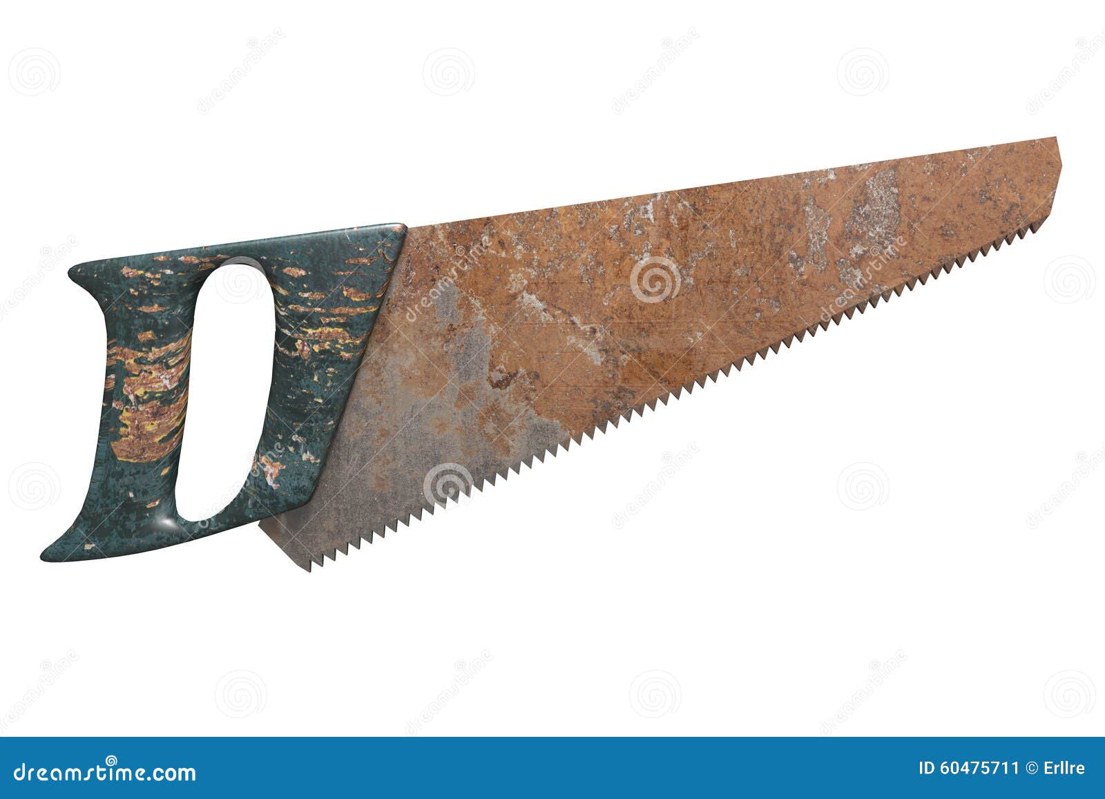 Oude zaag stock illustratie. Illustration of hout, werk - 60475711