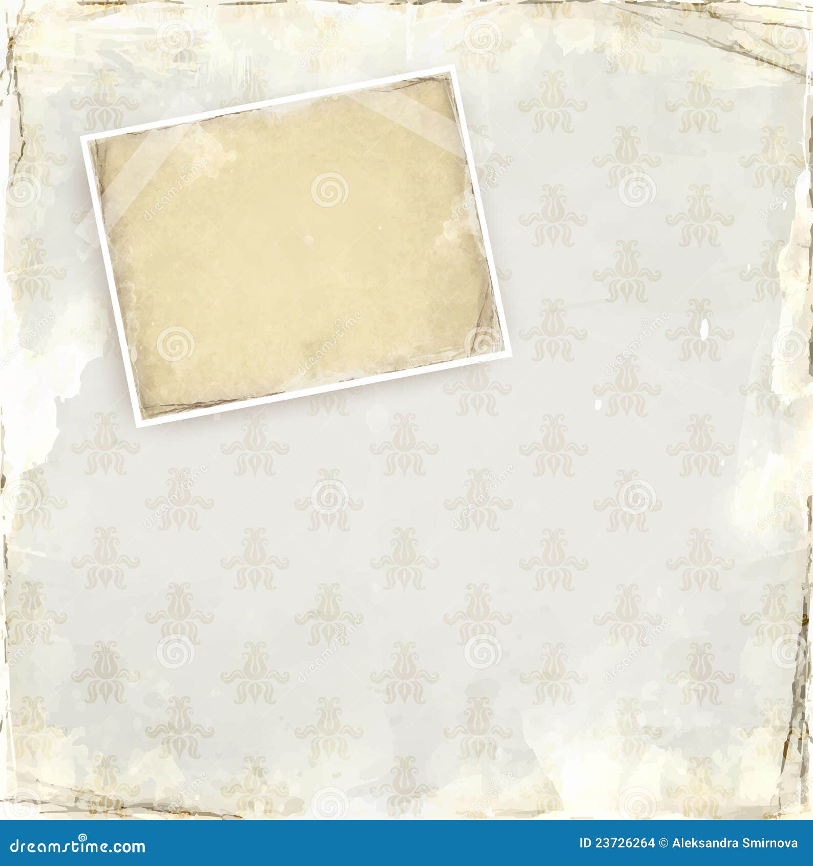 Ouderwetse achtergrond vector illustratie. Illustration of grens - 23726264