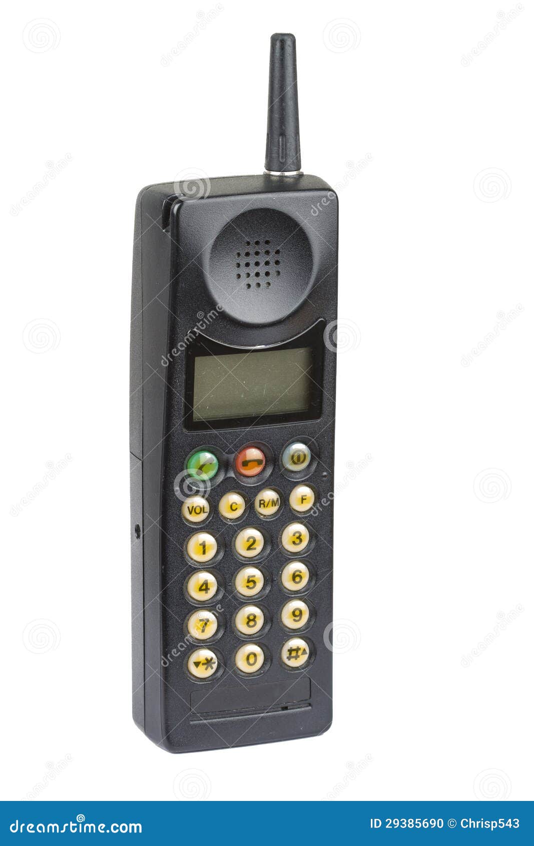 Ouderwetse Mobiele Telefoon Stock Foto - Image of brieven, toetsenbord ...