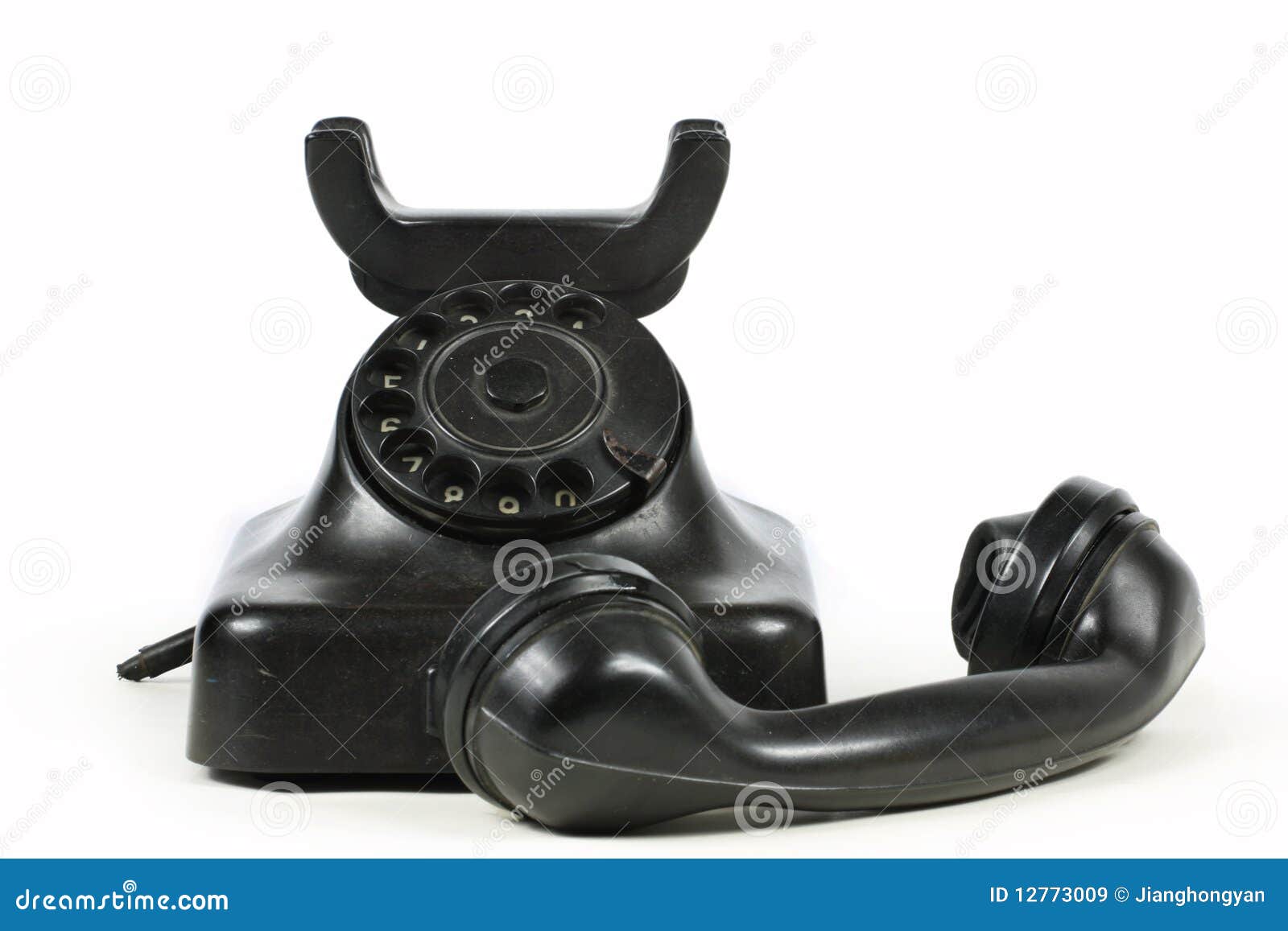 Ouderwetse telefoon stock afbeelding. Image of hoofdtelefoon - 12773009