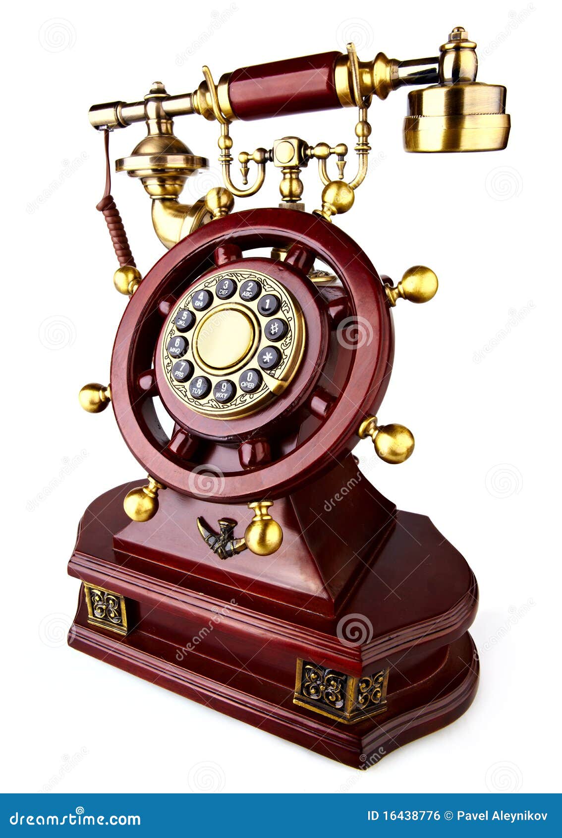 Ouderwetse telefoon stock foto. Image of lijn, geschiedenis - 16438776