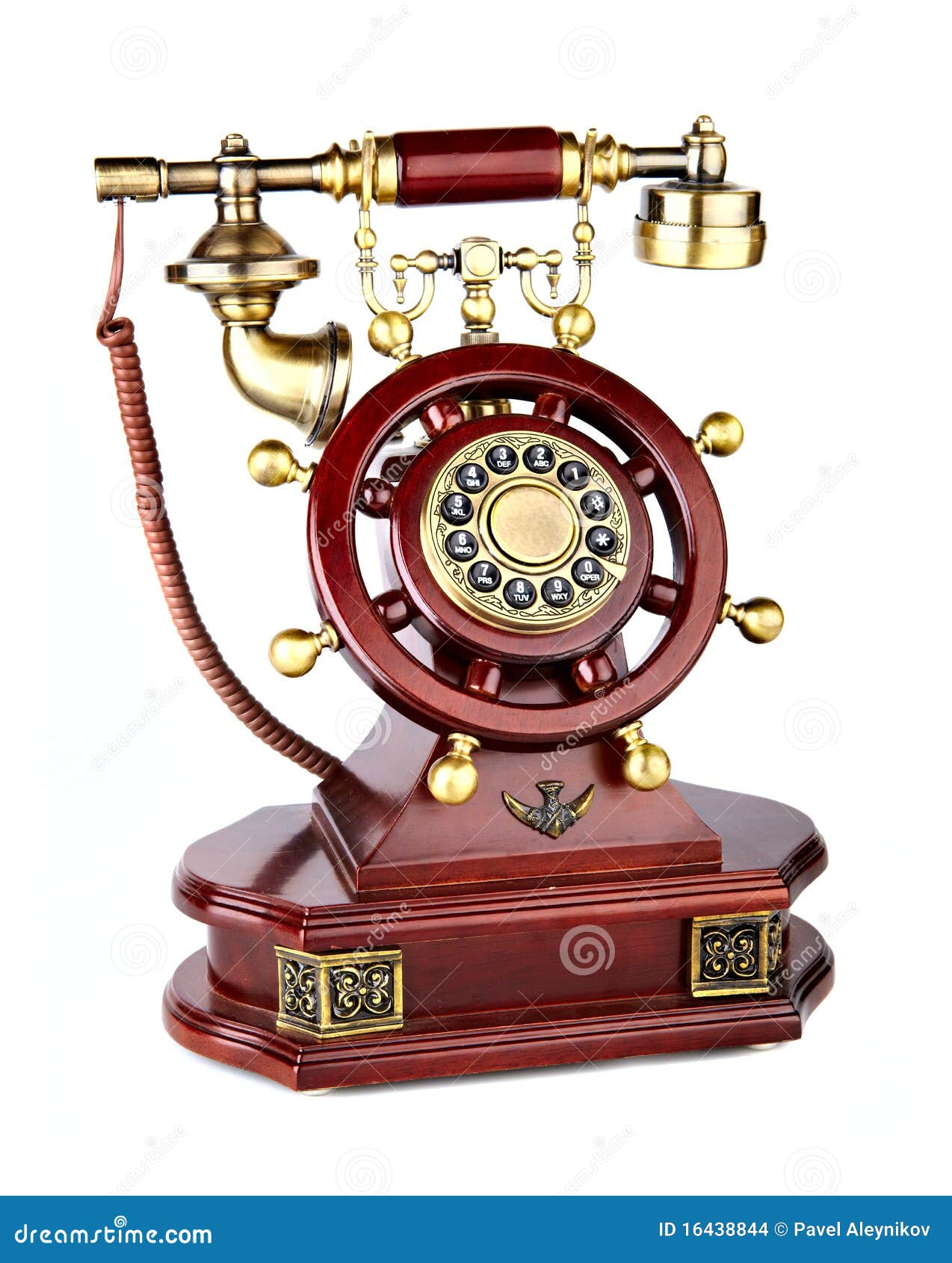 Ouderwetse telefoon stock foto. Image of klassiek, nostalgie - 16438844