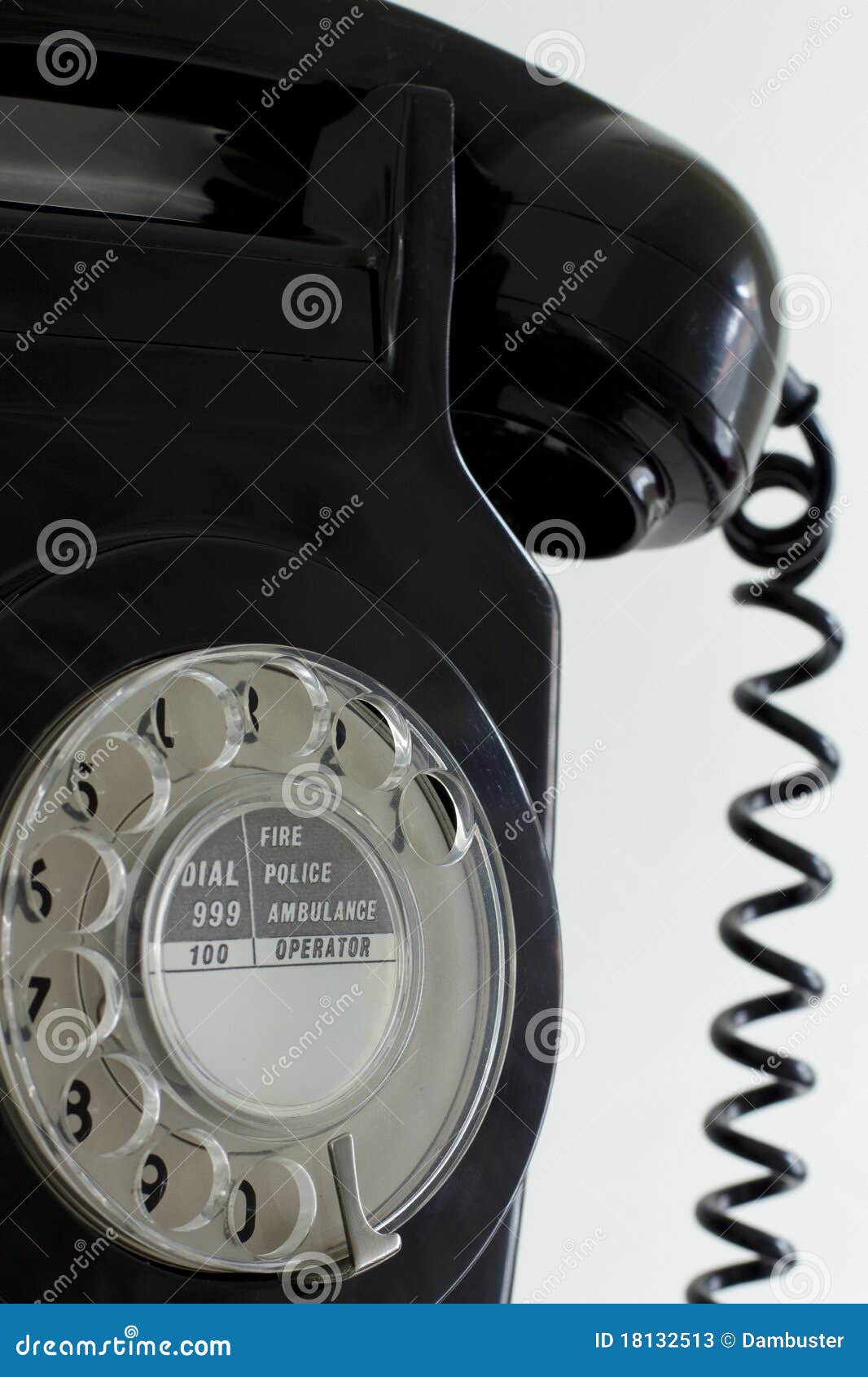 Ouderwetse telefoon stock afbeelding. Image of kabel - 18132513