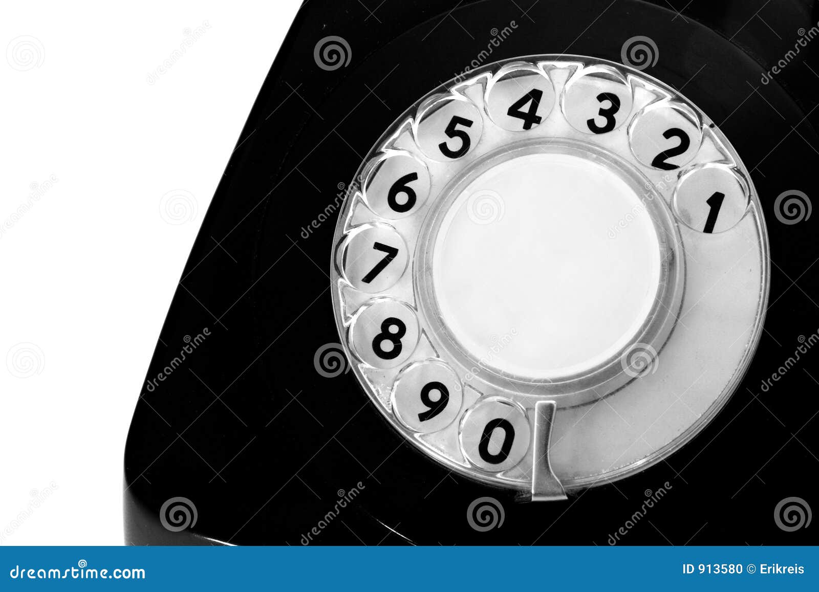 Ouderwetse telefoon stock foto. Image of vraag, bureau - 913580