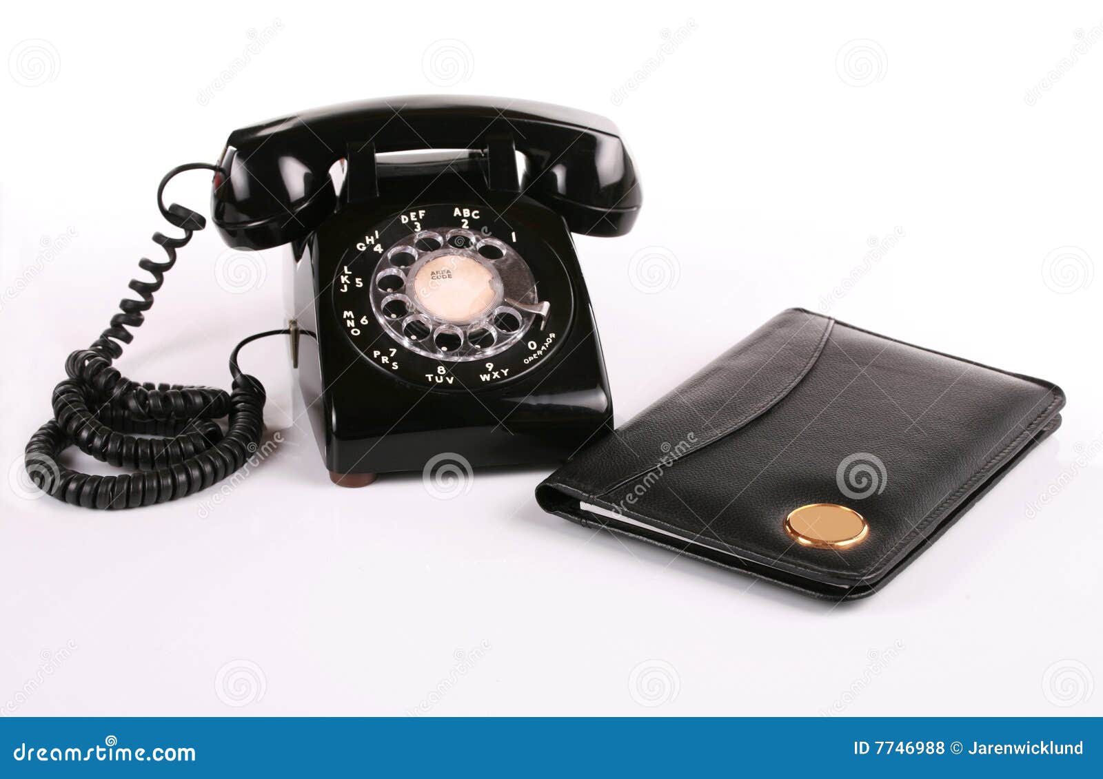 Ouderwetse Telefoon En Blocnote Stock Foto - Image of blocnote ...