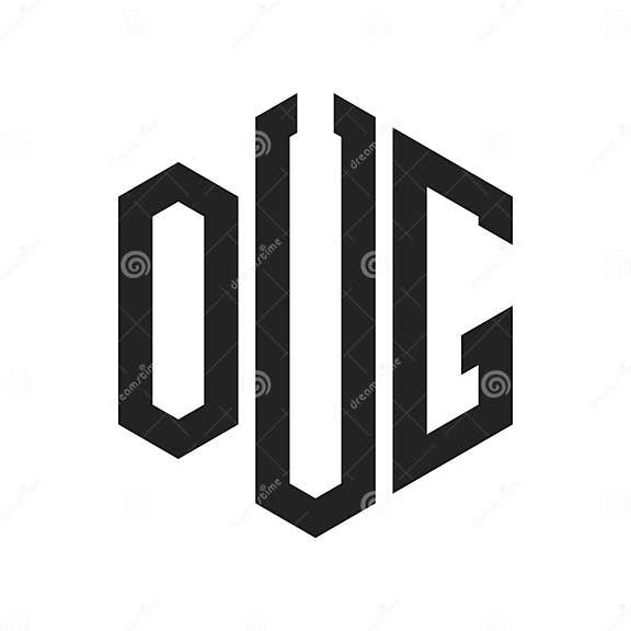 OUG Logo Design. Initial Letter OUG Monogram Logo Using Hexagon Shape ...