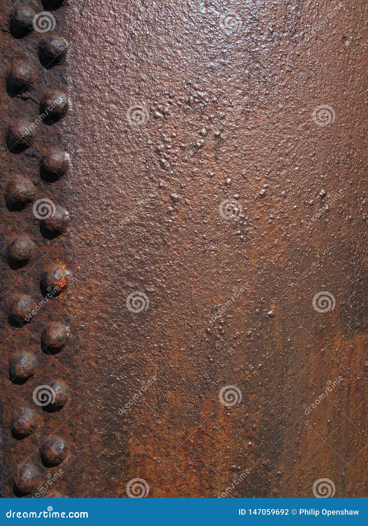 Ough Textured Old Brown Rusted Iron Surface with Lines of Corroded ...