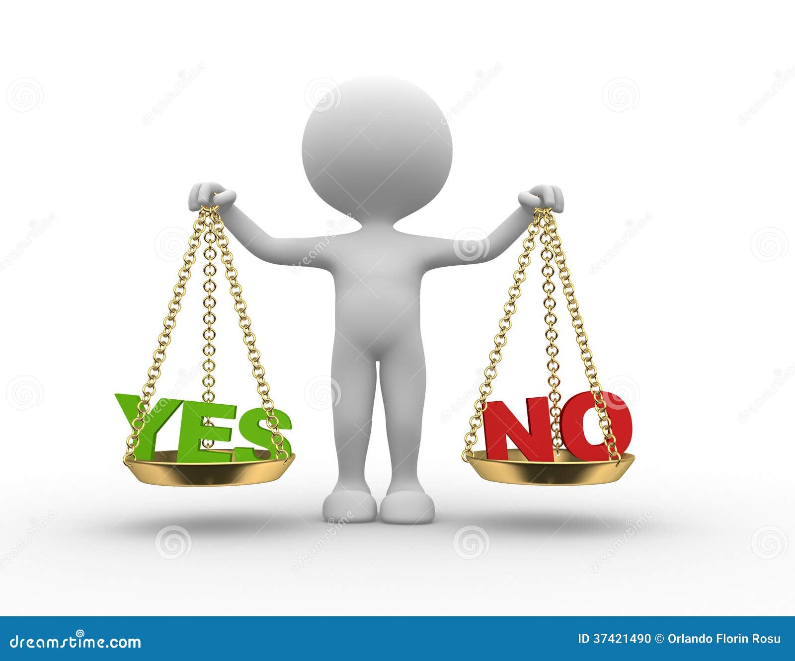 Oui ou non illustration stock. Illustration du réponse - 37421490