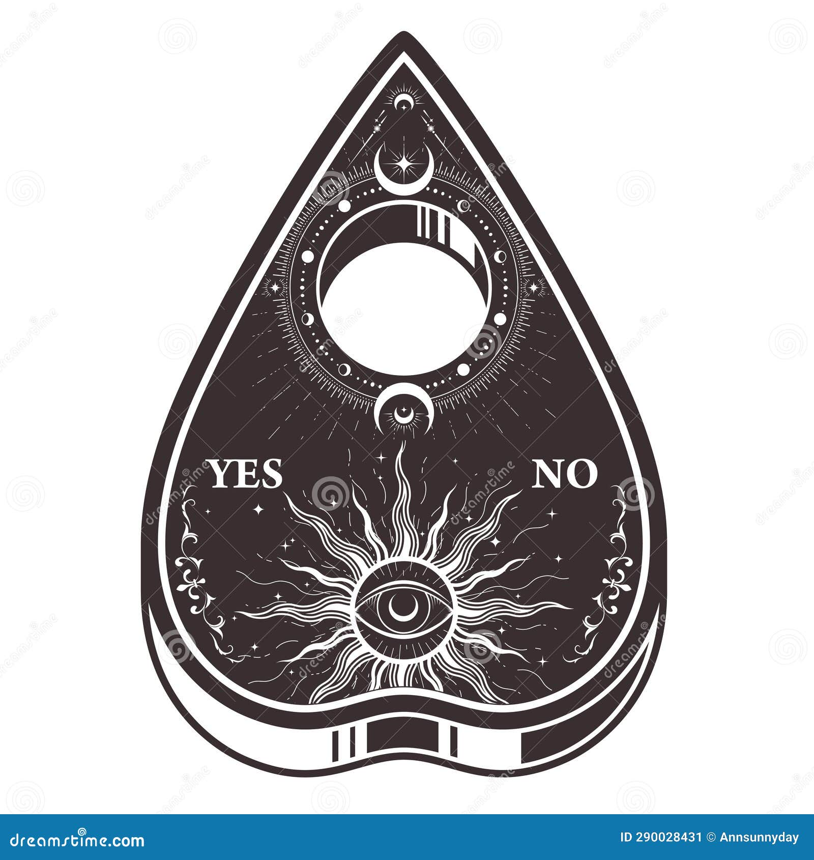 Ouija Pointer, Spirit Board or Talking Board for Spiritualism Session ...