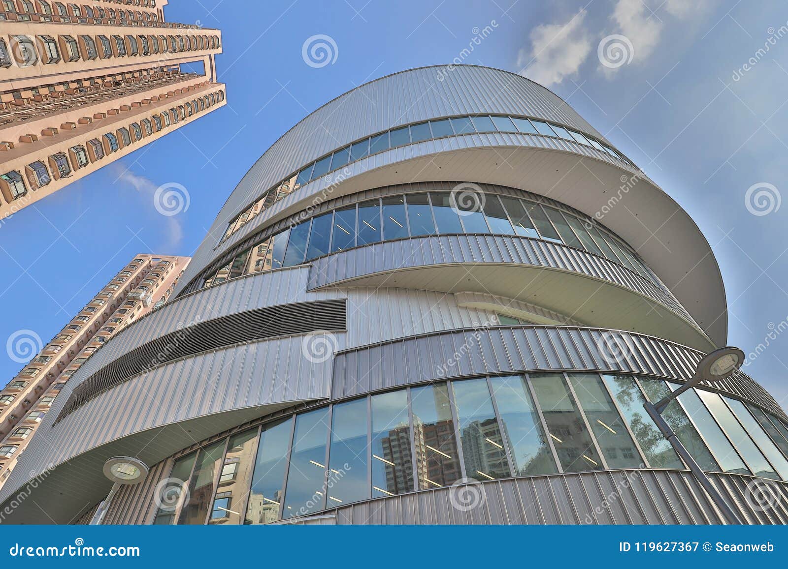 The Ound Building of Yuen Long Public Library Editorial Photography ...