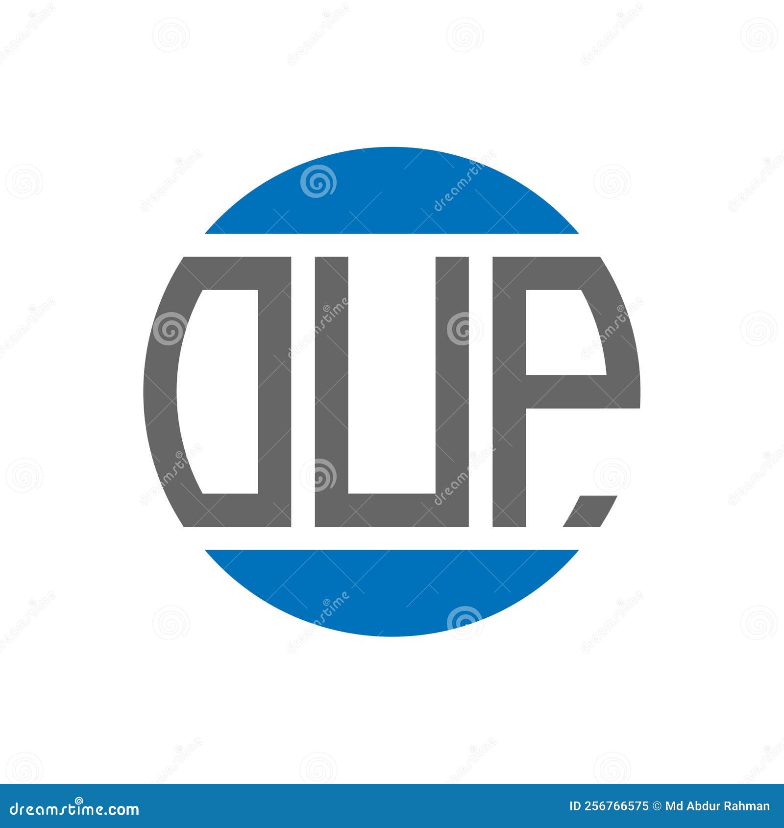 OUP Letter Logo Design On White Background. OUP Creative Initials ...