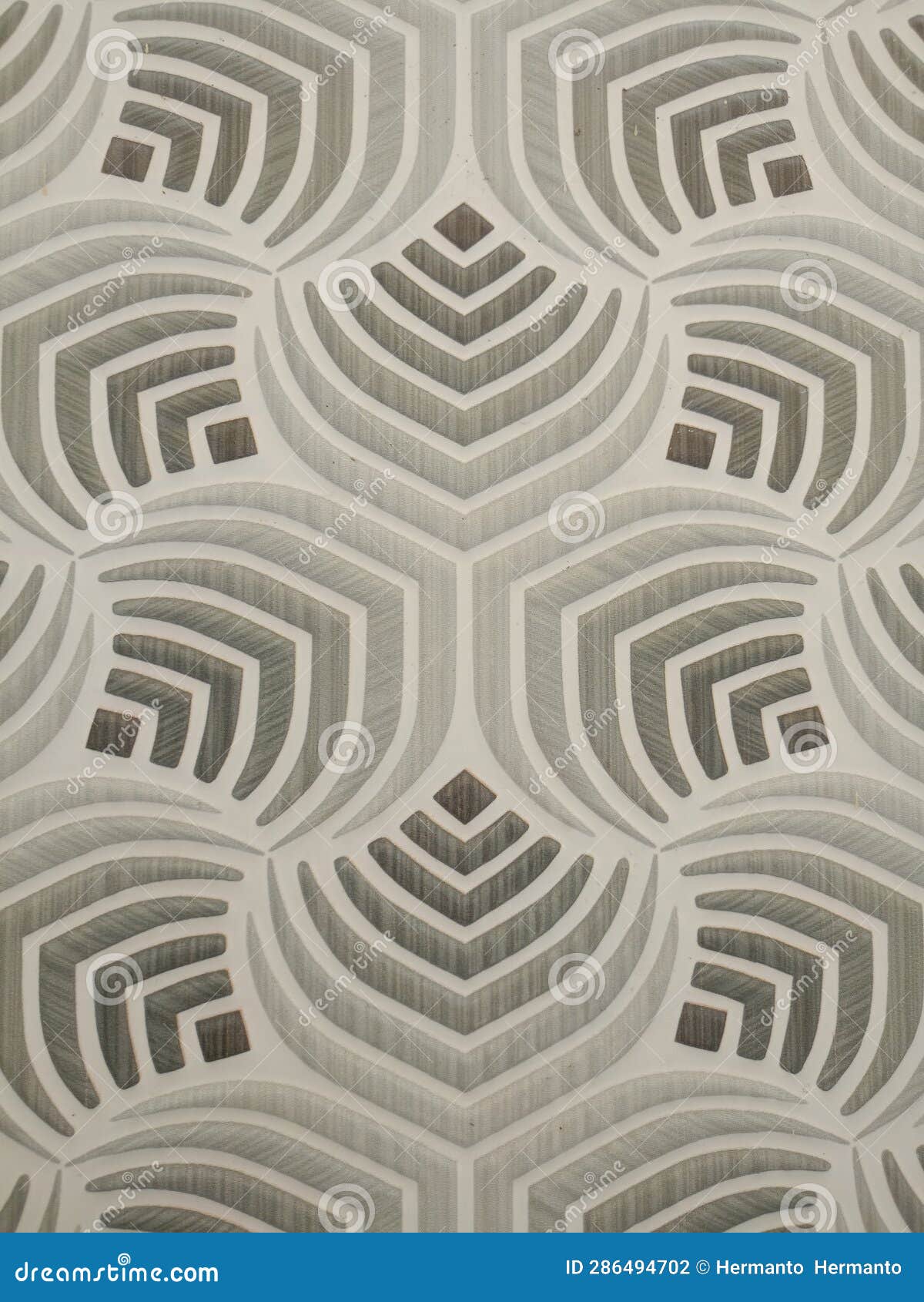 Optical Illusion, a Deceptive Tile Pattern Stock Photo - Image of ...