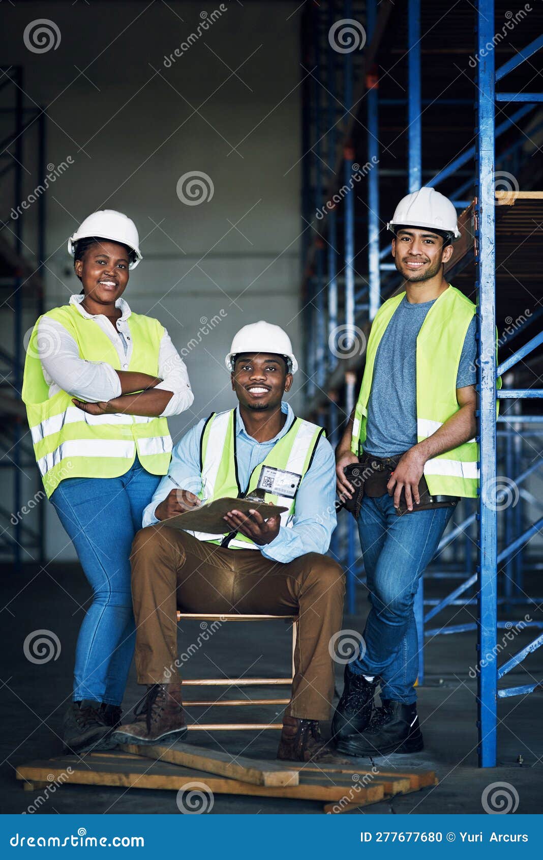 Our Commitment Puts Us Ahead of Our Competitors. Portrait of a Group of ...