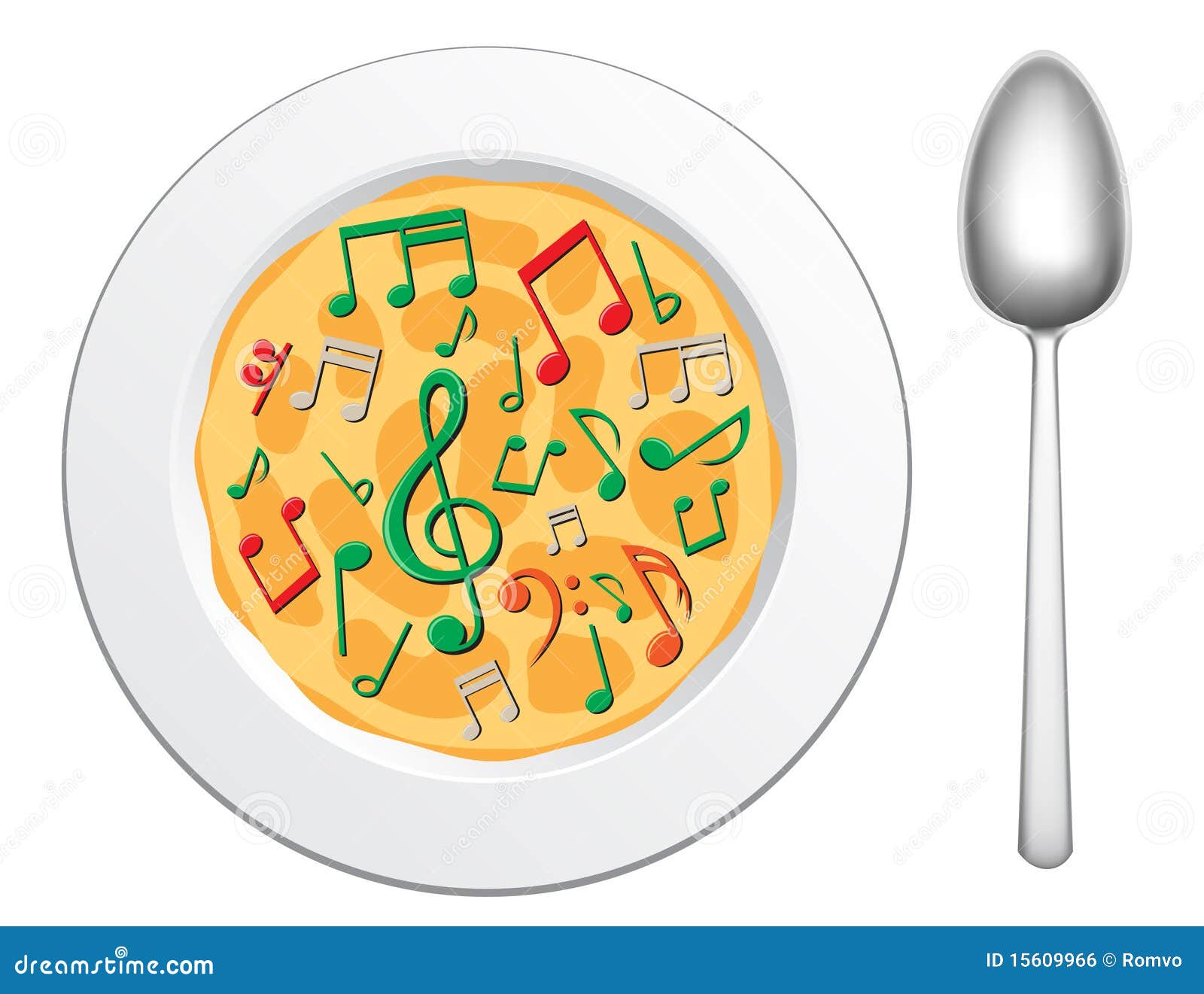 Our food are music2 stock vector. Illustration of chord - 15609966
