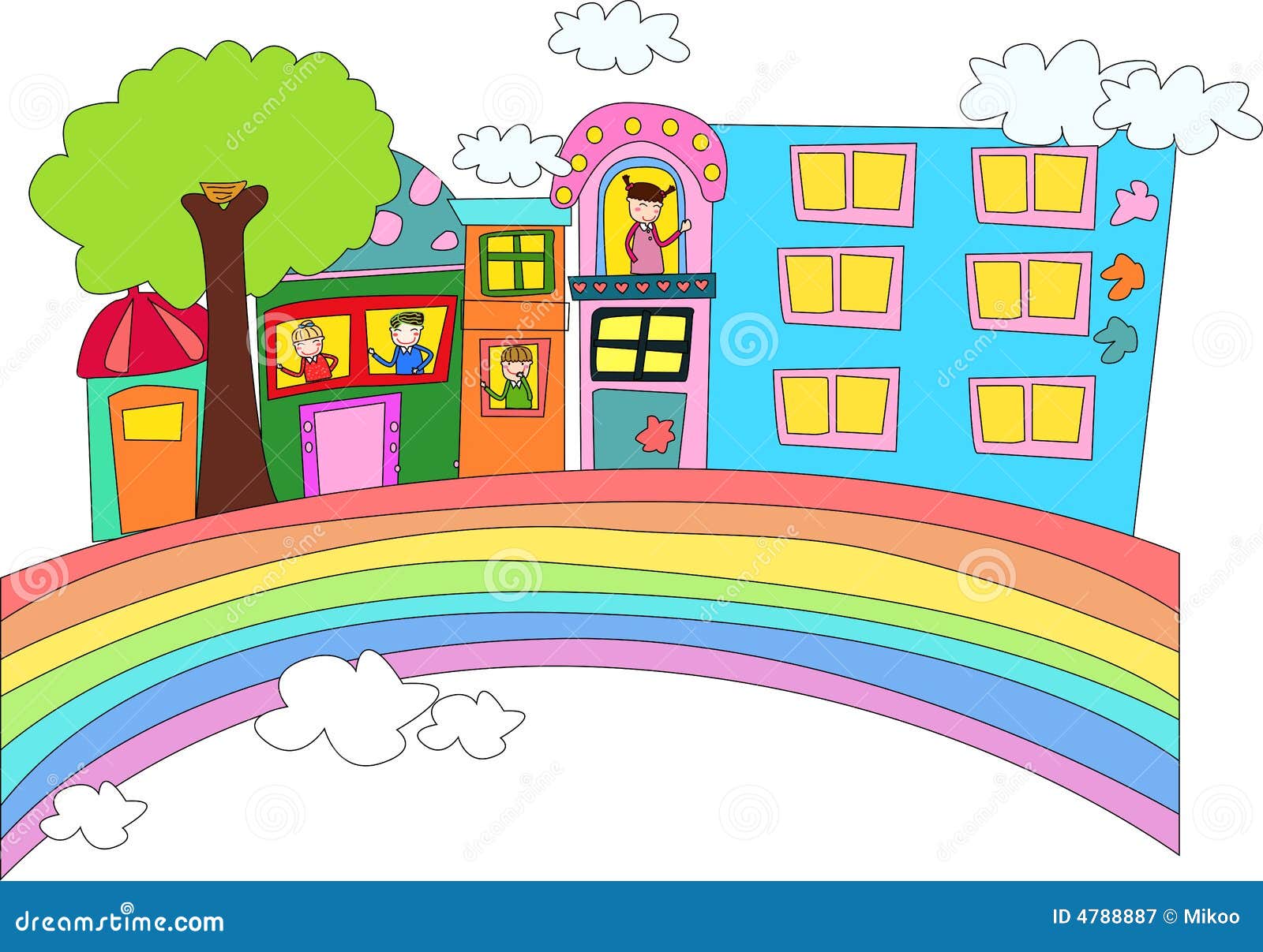 Our home stock illustration. Illustration of drawing, building - 4788887