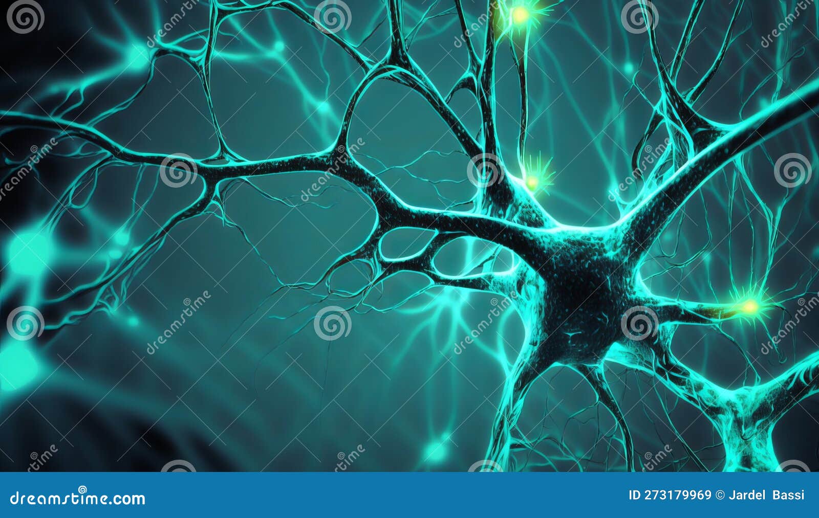 A Maze of Neurons Pattern stock illustration. Illustration of design ...