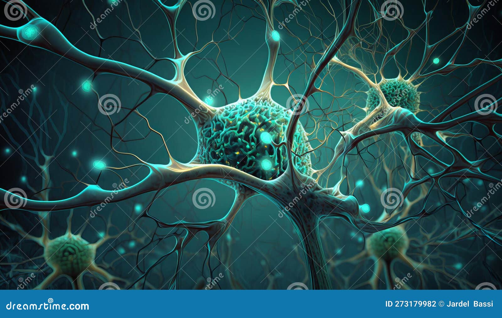 A Maze of Neurons Pattern stock illustration. Illustration of network ...