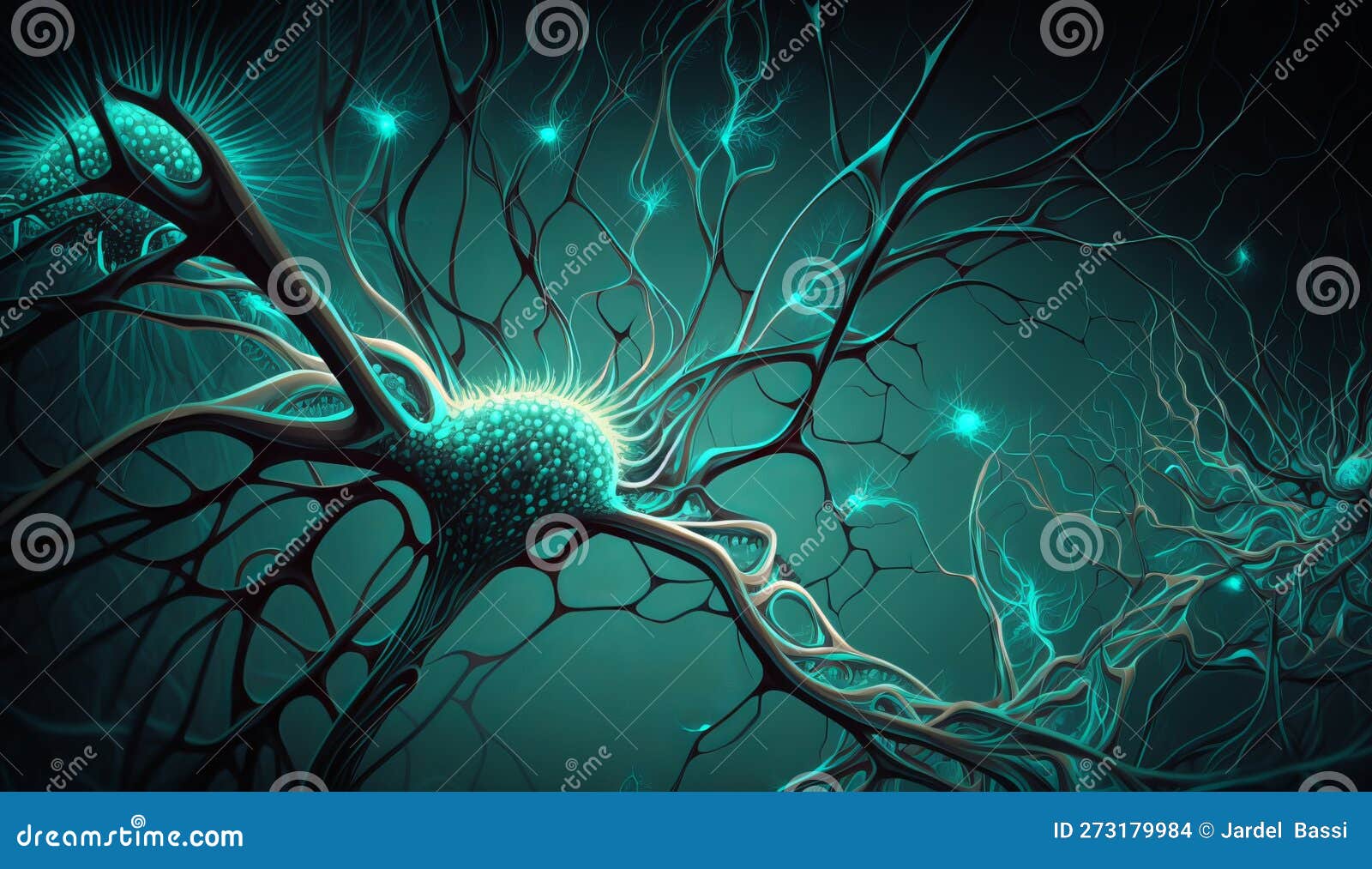 A Maze of Neurons Pattern stock illustration. Illustration of maze ...