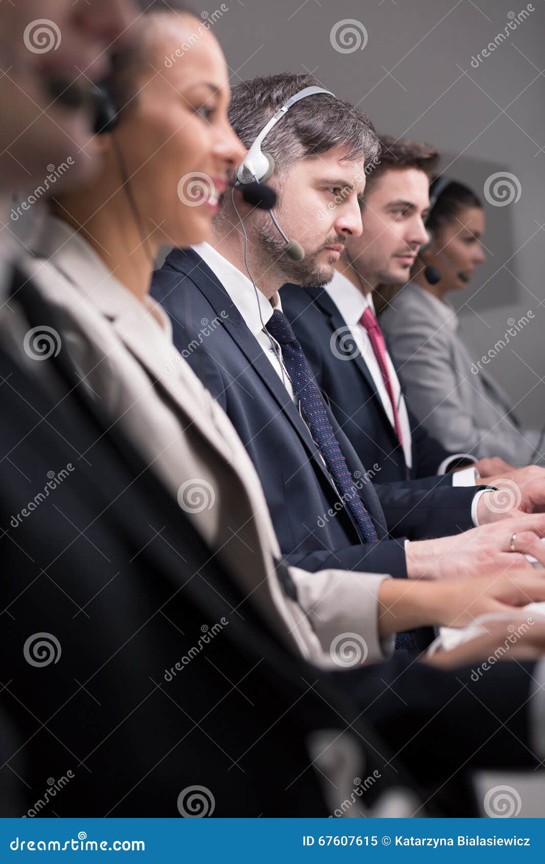 Our job is to call stock image. Image of operator, telemarketer - 67607615