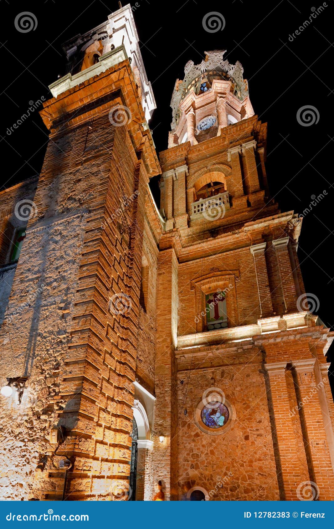 Our Lady of Guadalupe Church Stock Image - Image of dome, illuminated ...