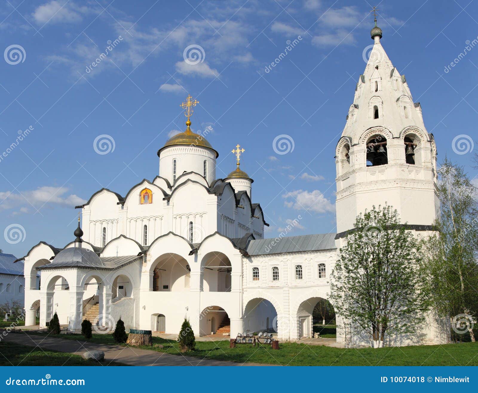 Our Lady S Intercession Nunnery, Russia Stock Photo - Image of convent ...