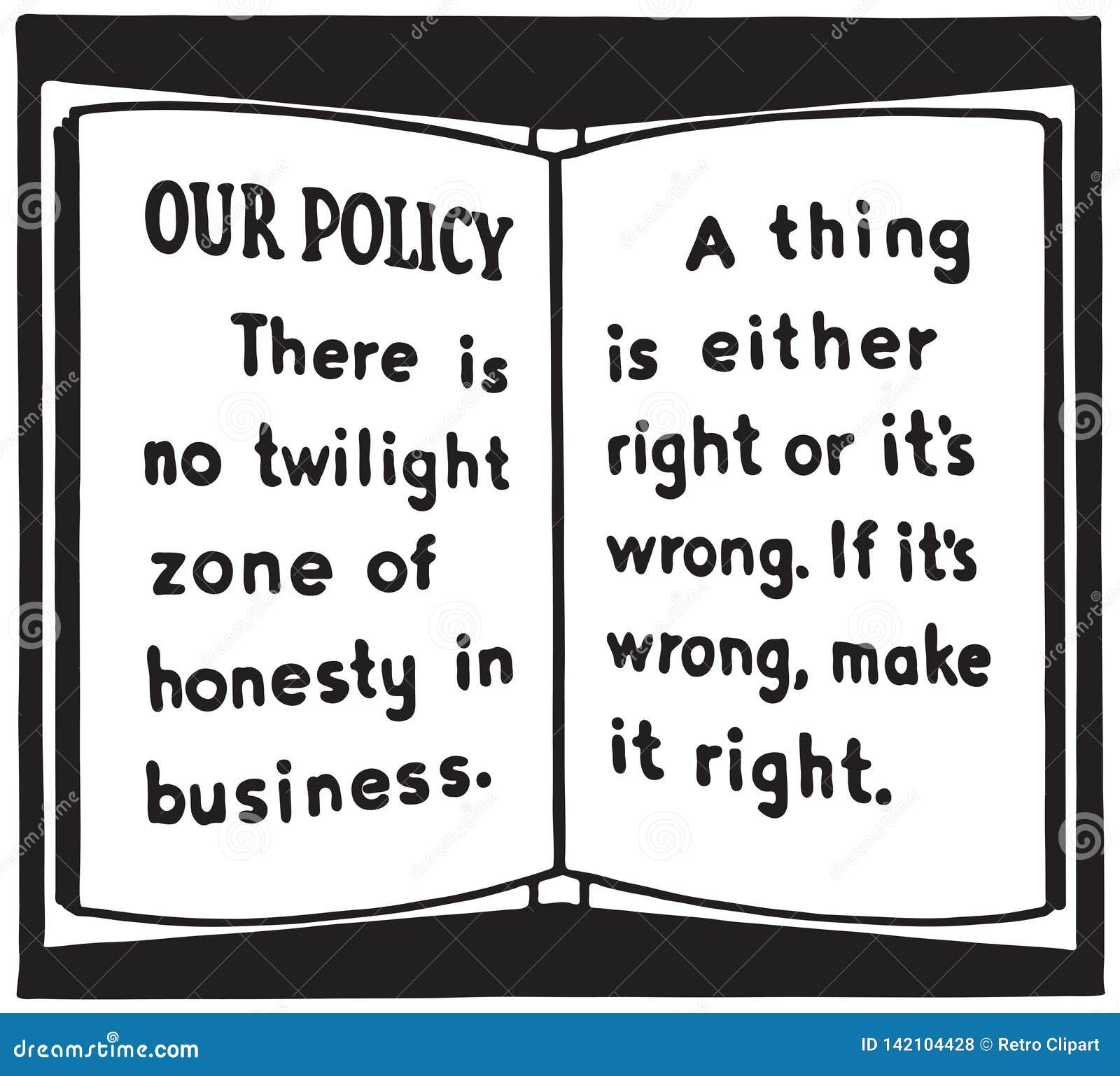 Our Policy stock illustration. Illustration of meetings - 142104428