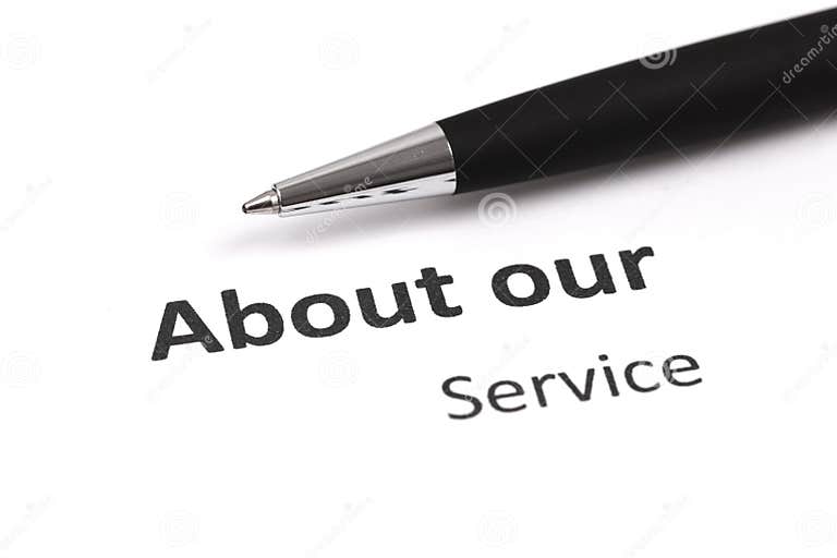 About our service stock photo. Image of site, form, business - 29327548