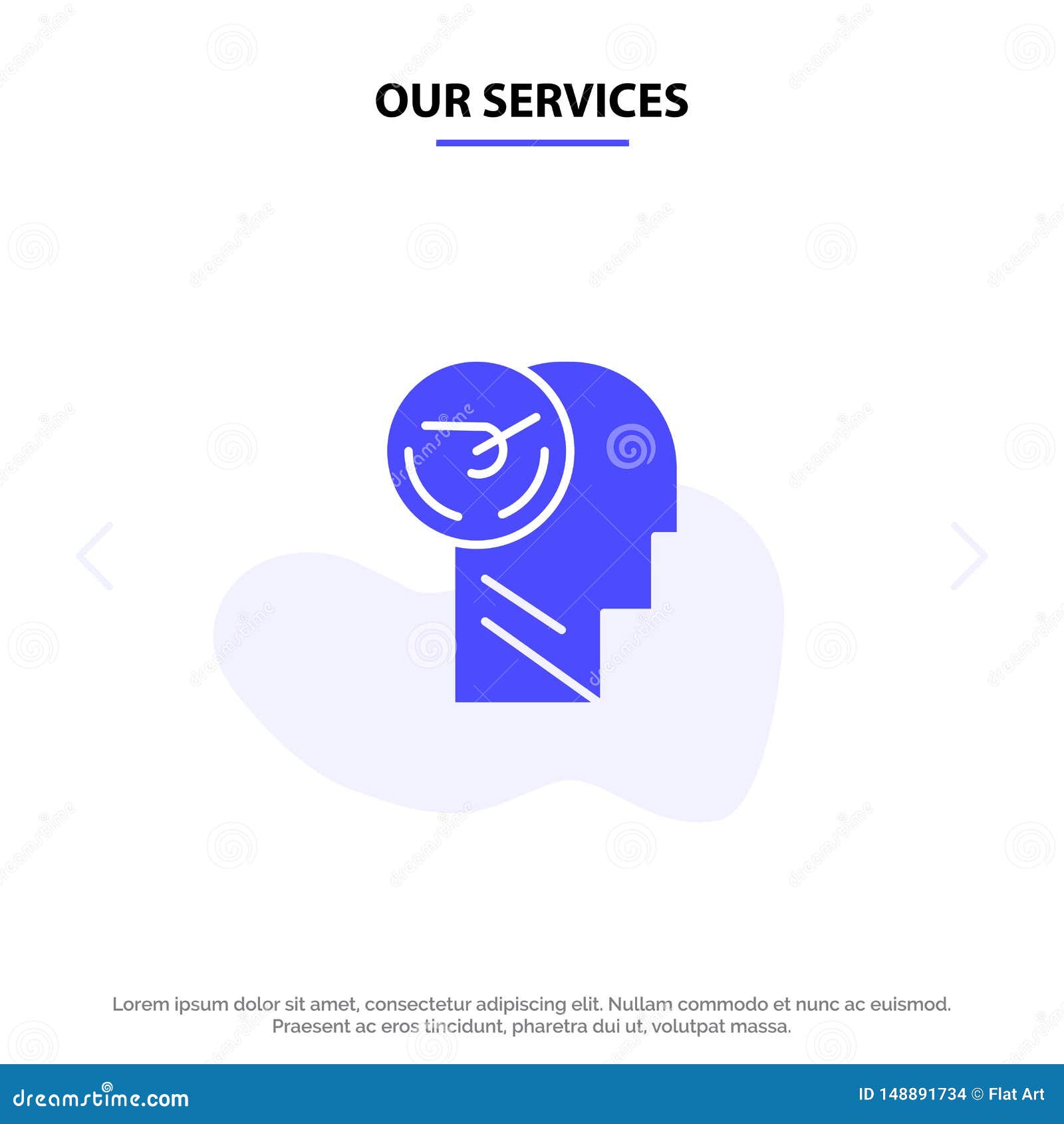 Our Services Activity, Brain, Faster, Human, Speed Solid Glyph Icon Web ...