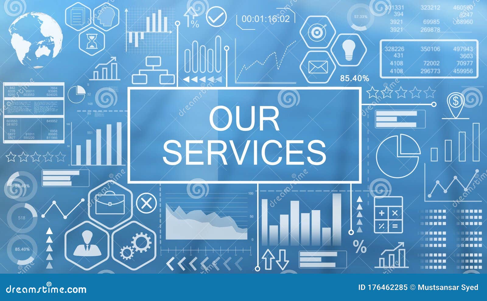 Our Services, Animated Typography Stock Illustration - Illustration of ...