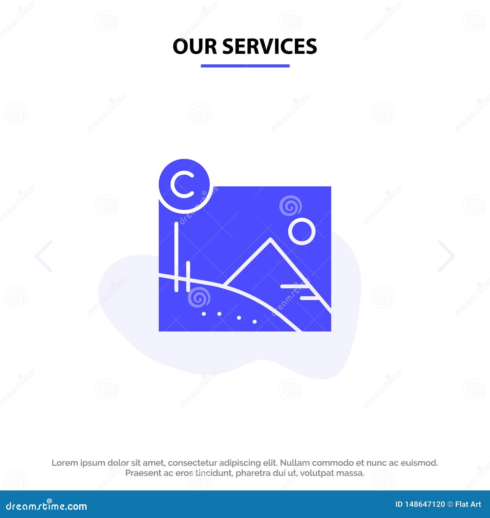 Our Services Artwork, Business, Copyright, Copyrighted Solid Glyph Icon ...