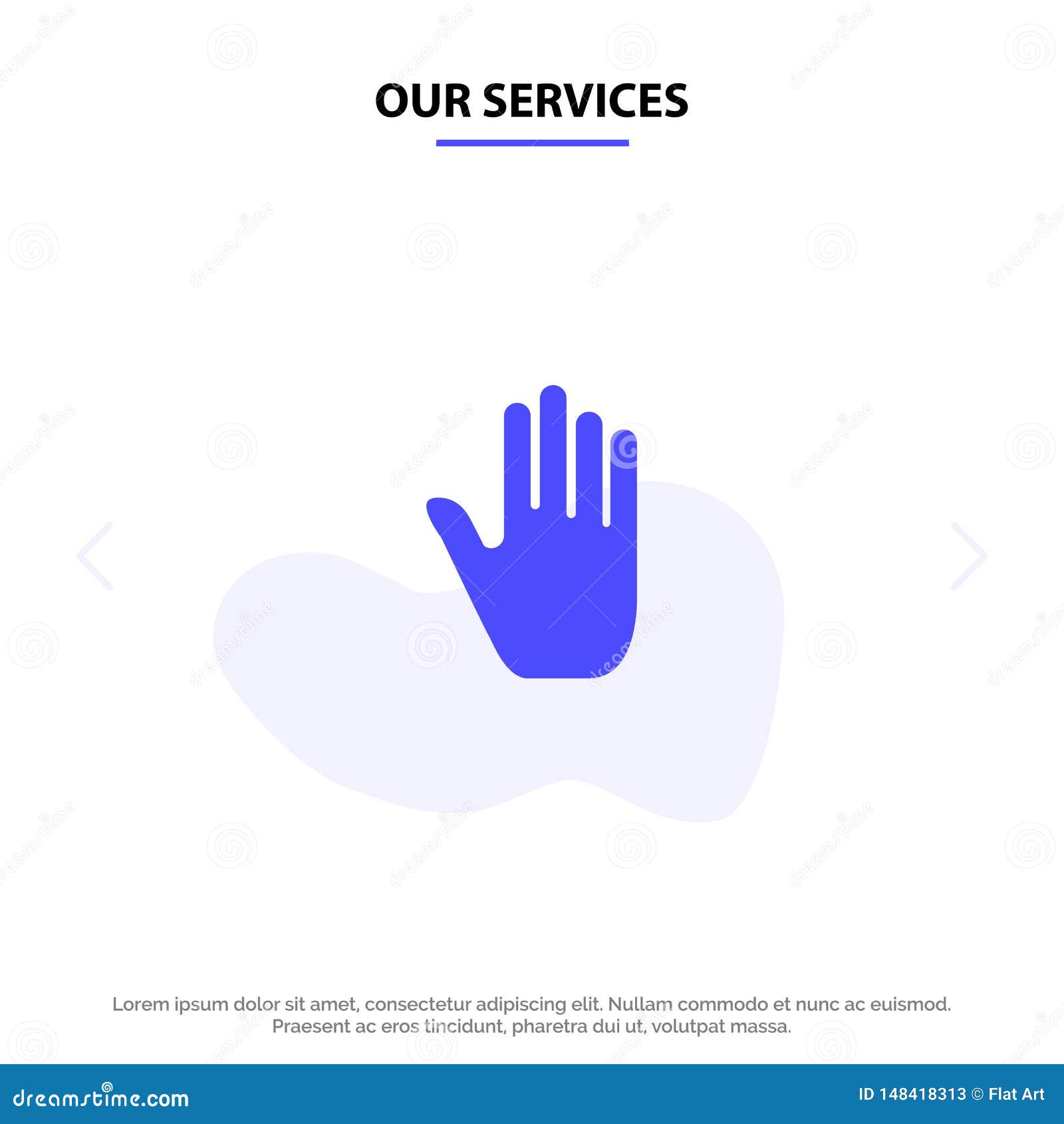Our Services Body Language, Gestures, Hand, Interface, Solid Glyph Icon ...