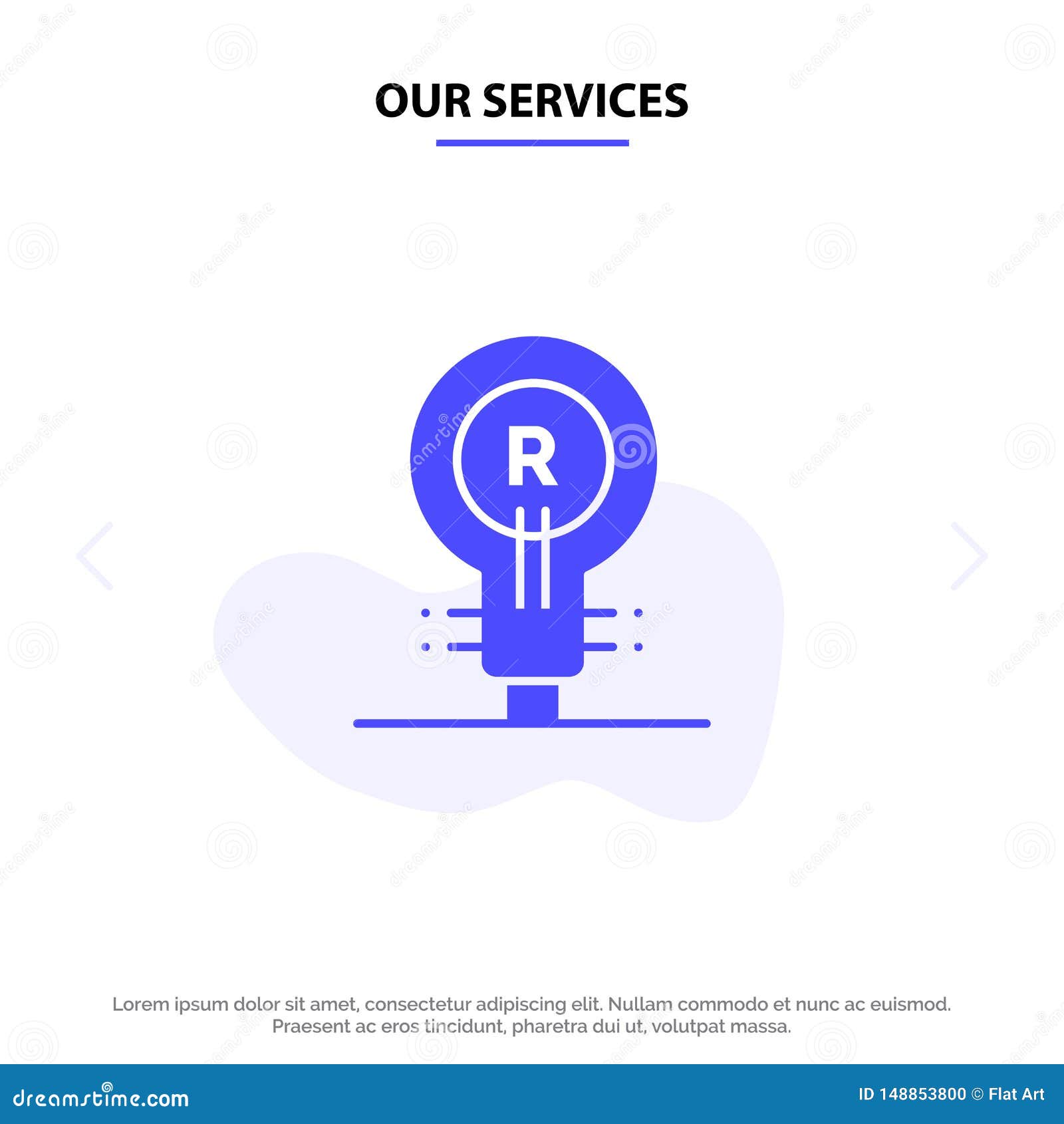 Our Services Brand, Concept, Genuine, Idea, Logo Solid Glyph Icon Web ...