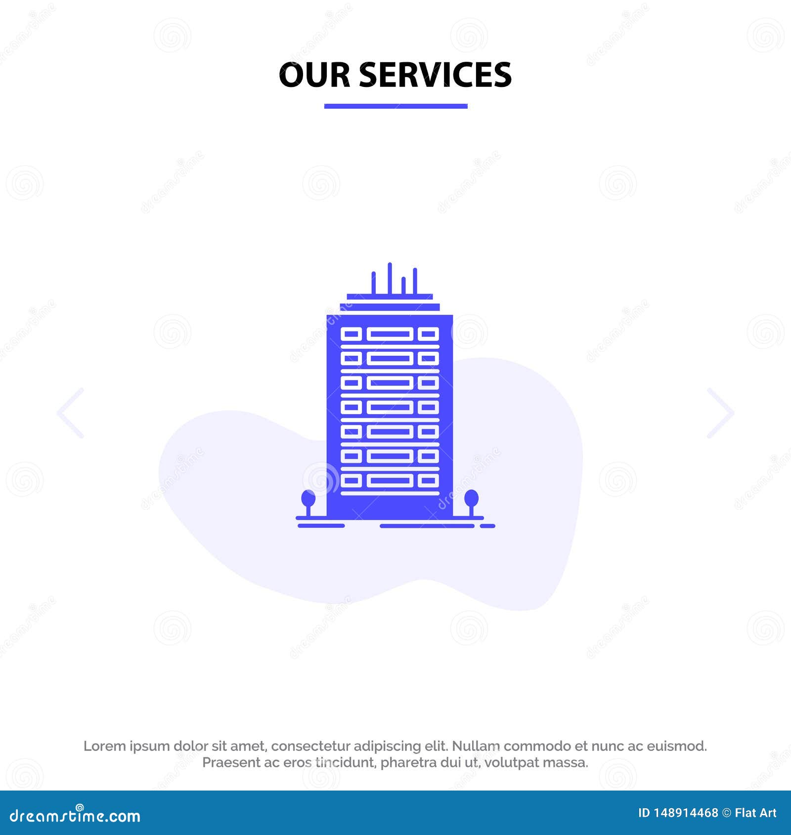 Our Services Building, Office, Skyscraper, Tower Solid Glyph Icon Web ...