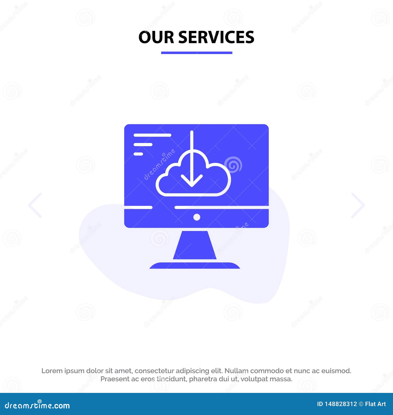 Our Services Cloud, Download, Driver, Install, Installation Solid Glyph ...