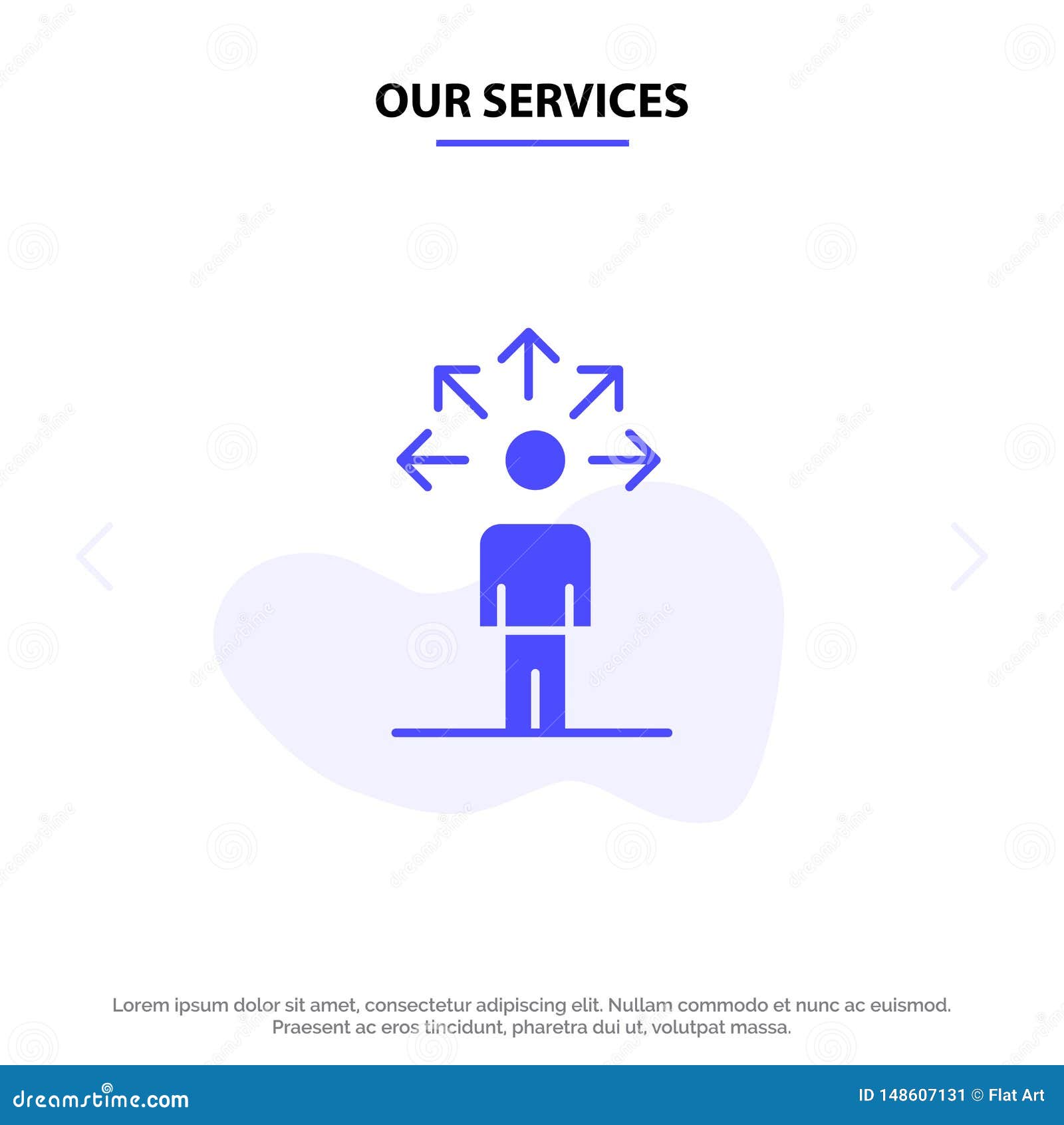 Our Services Communication, Abilities, Connection, Human Solid Glyph ...