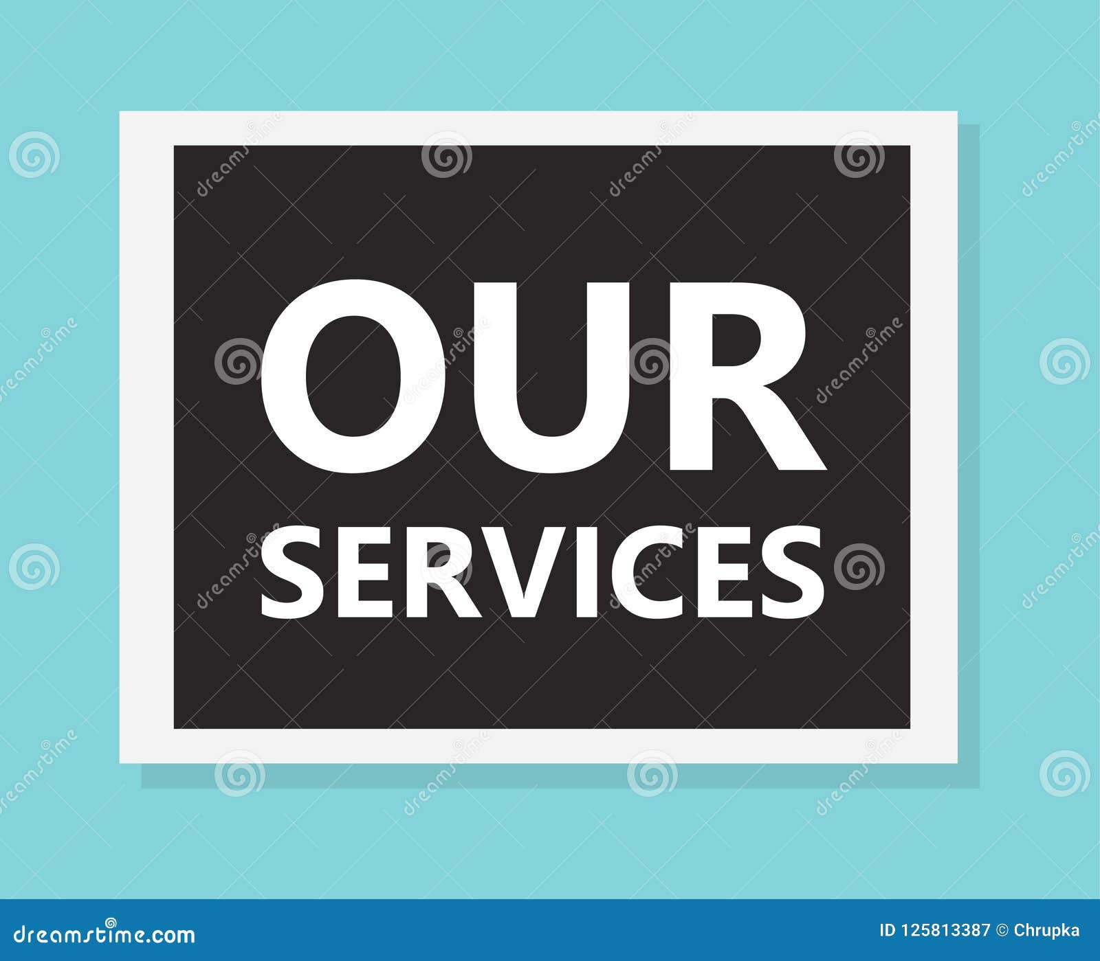 Our services concept stock vector. Illustration of quote - 125813387