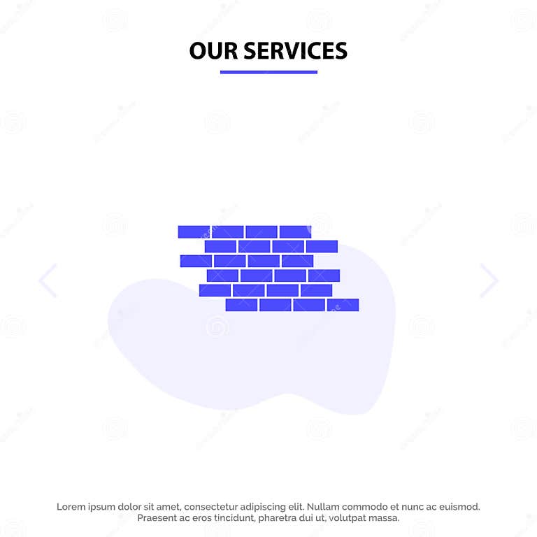 Our Services Firewall, Security, Wall, Brick, Bricks Solid Glyph Icon ...