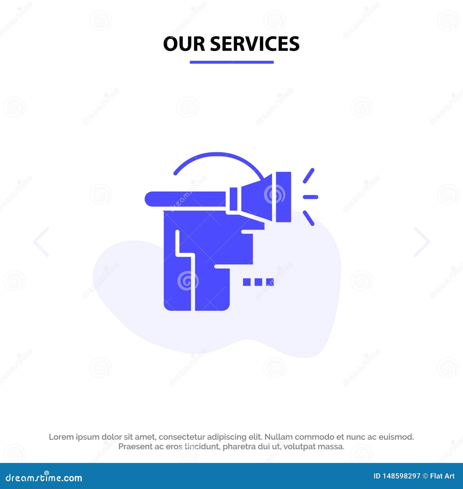 Our Services Head, Human, Technology, Virtual Reality Solid Glyph Icon ...