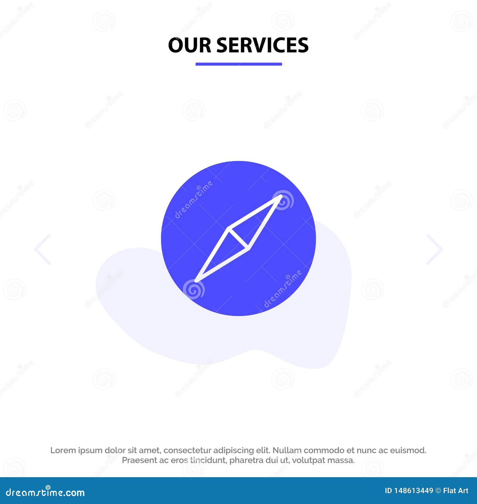 Our Services Instagram, Compass, Navigation Solid Glyph Icon Web Card ...