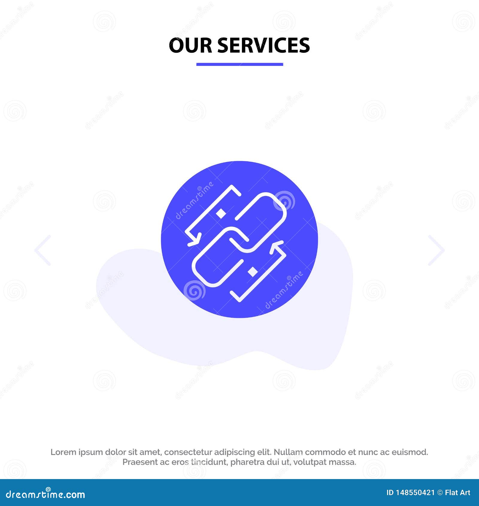 Our Services Link, Chain, Url, Connection, Link Solid Glyph Icon Web ...