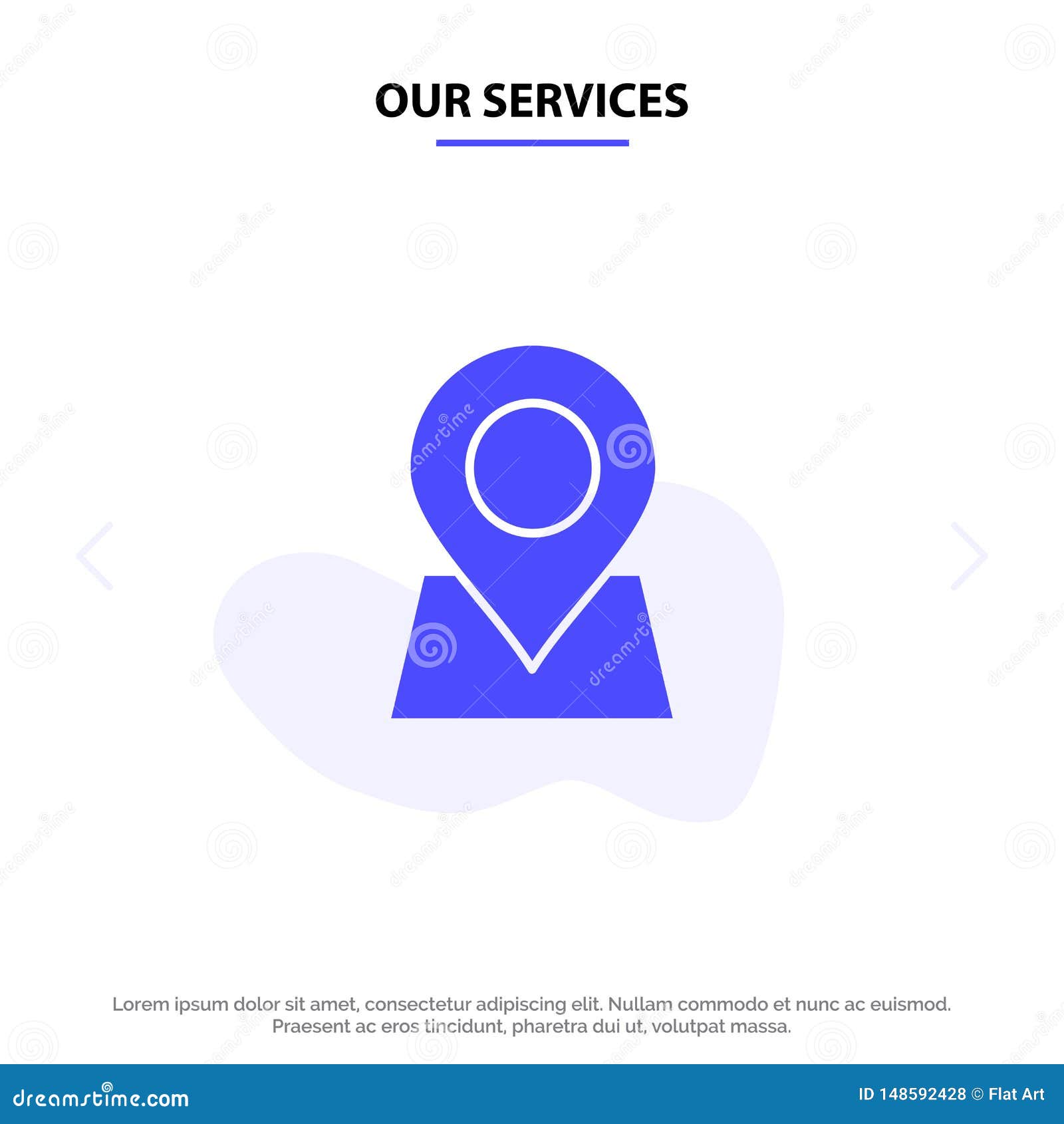 Our Services Location, Map, Marker, Pin Solid Glyph Icon Web Card ...