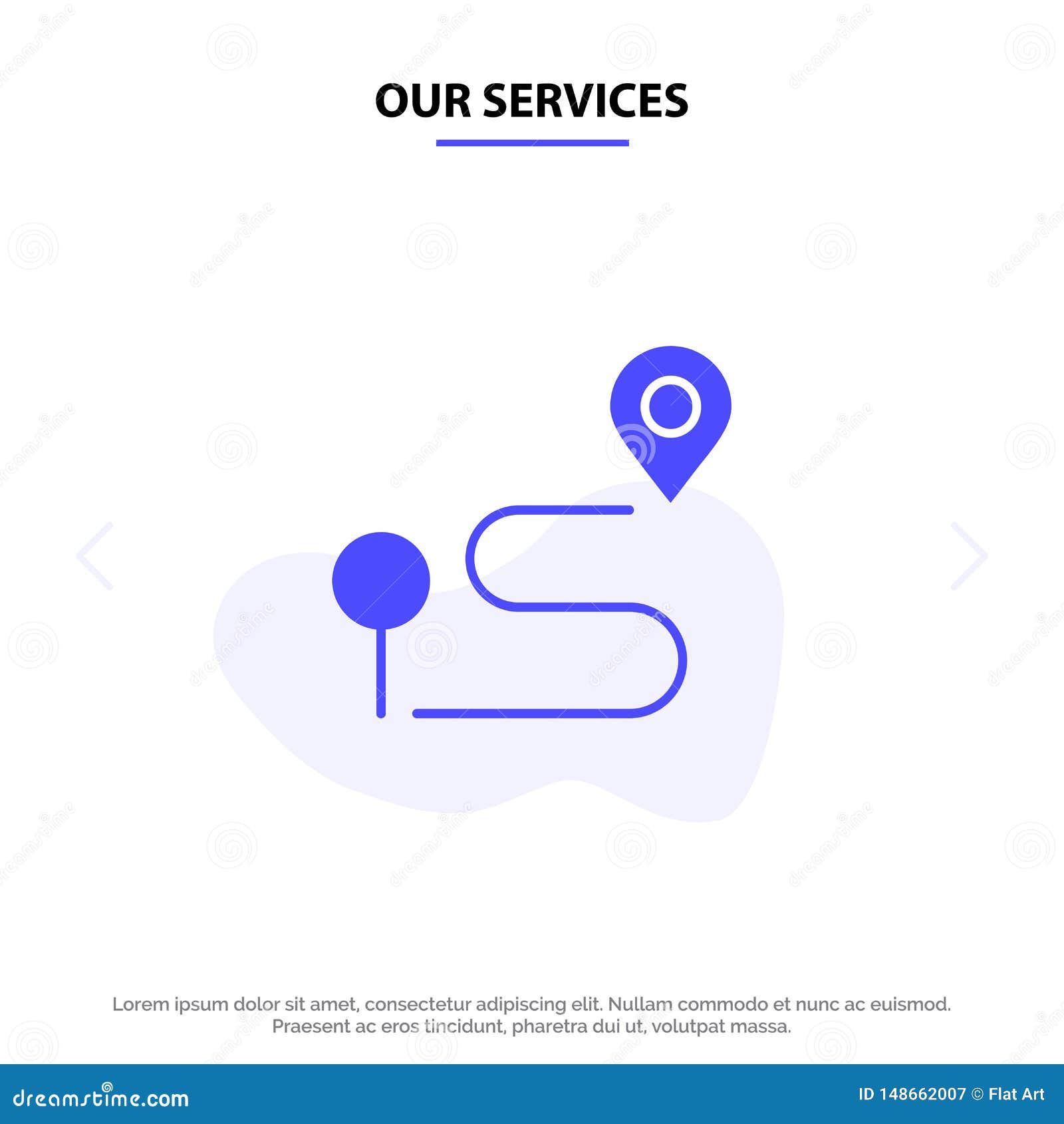 Our Services Location, Map, Navigation, Pin Solid Glyph Icon Web Card ...