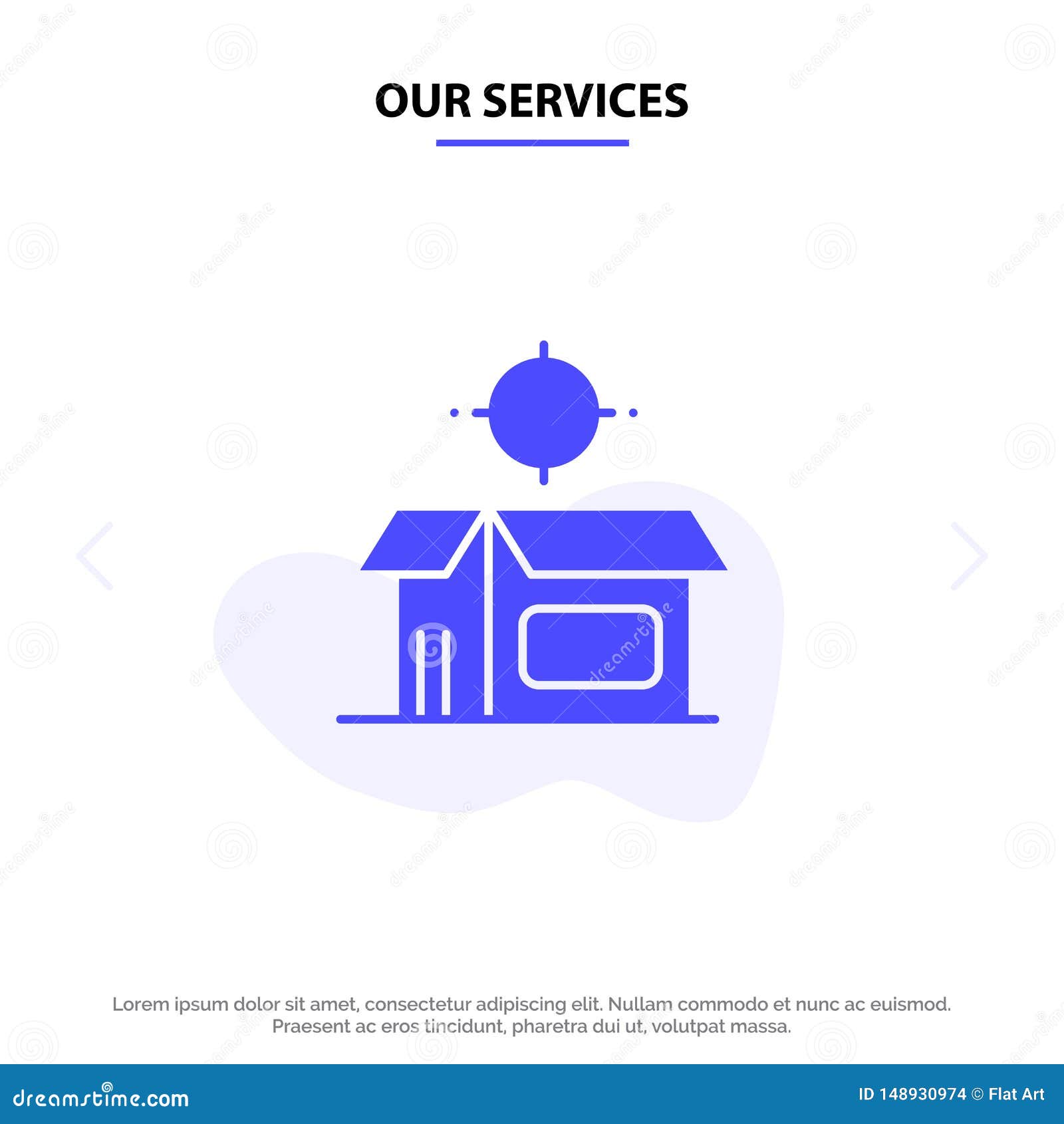 Our Services Open Product, Box, Open Box, Product Solid Glyph Icon Web ...