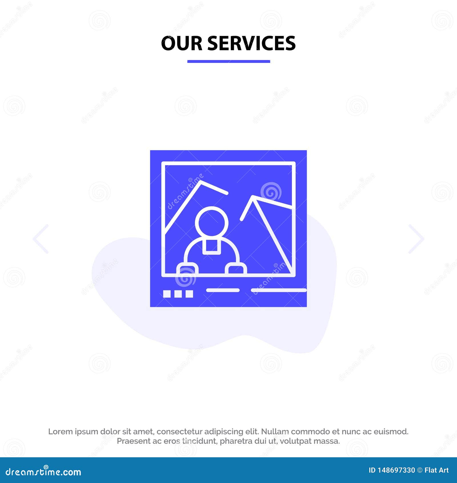 Our Services Picture, Image, Landmark, Photo Solid Glyph Icon Web Card ...