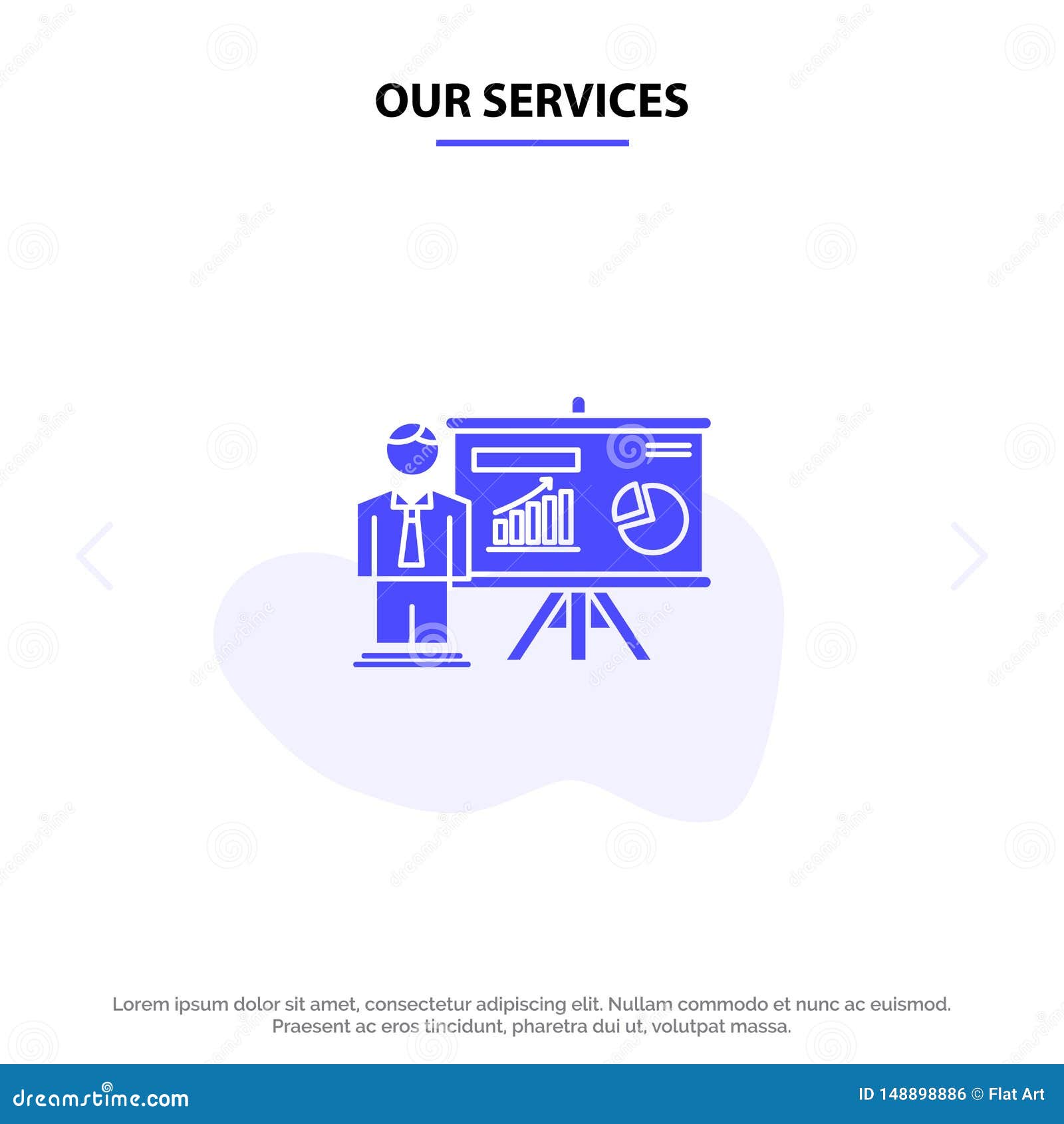 Our Services Presentation, Office, University, Professor, Solid Glyph ...