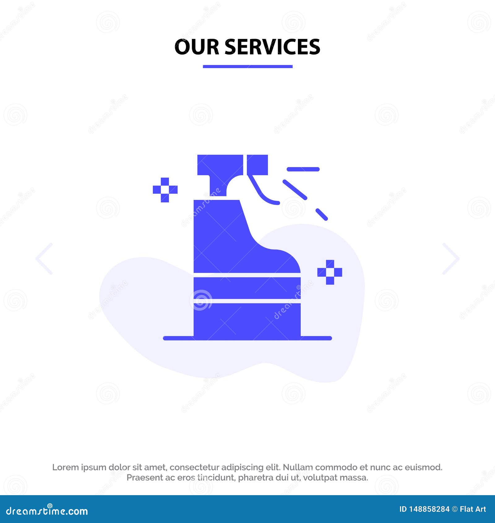 Our Services Spray, Cleaning, Detergent, Product Solid Glyph Icon Web ...