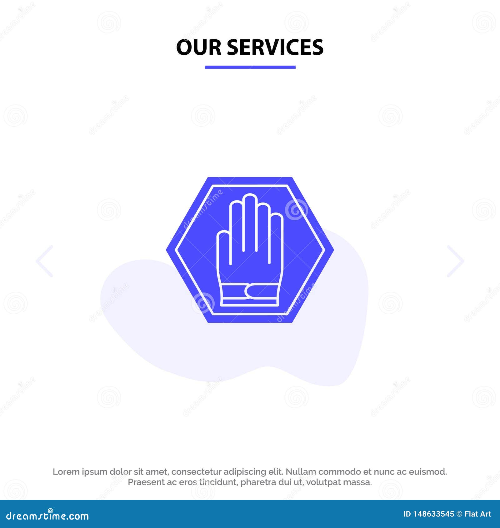 Our Services Stop, Hand, Sign, Traffic, Warning Solid Glyph Icon Web ...